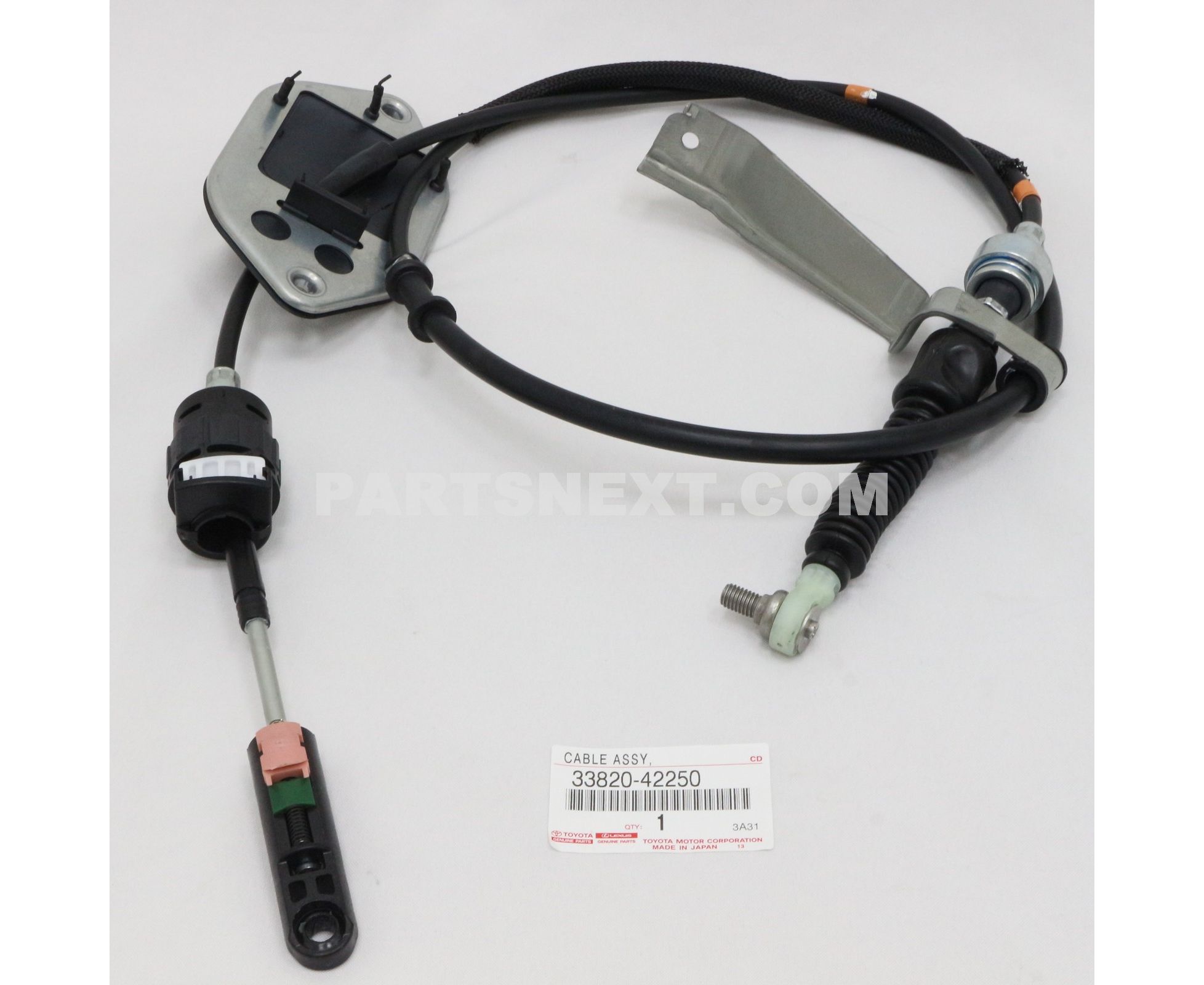 Toyota :: 33820-42250 CABLE ASSY, TRANSMISSION CONTROL