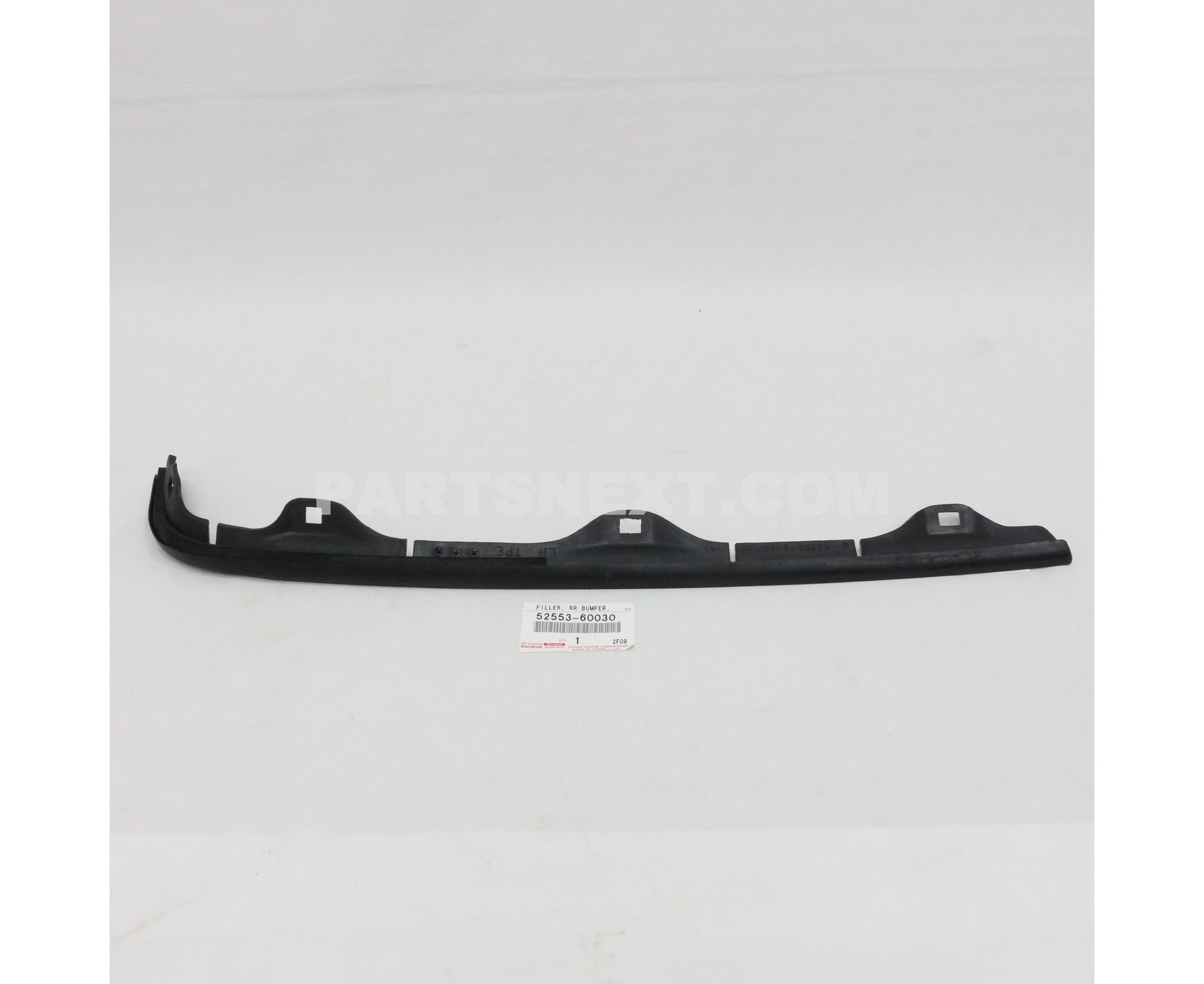 Toyota :: 52553-60030 FILLER, REAR BUMPER, LH