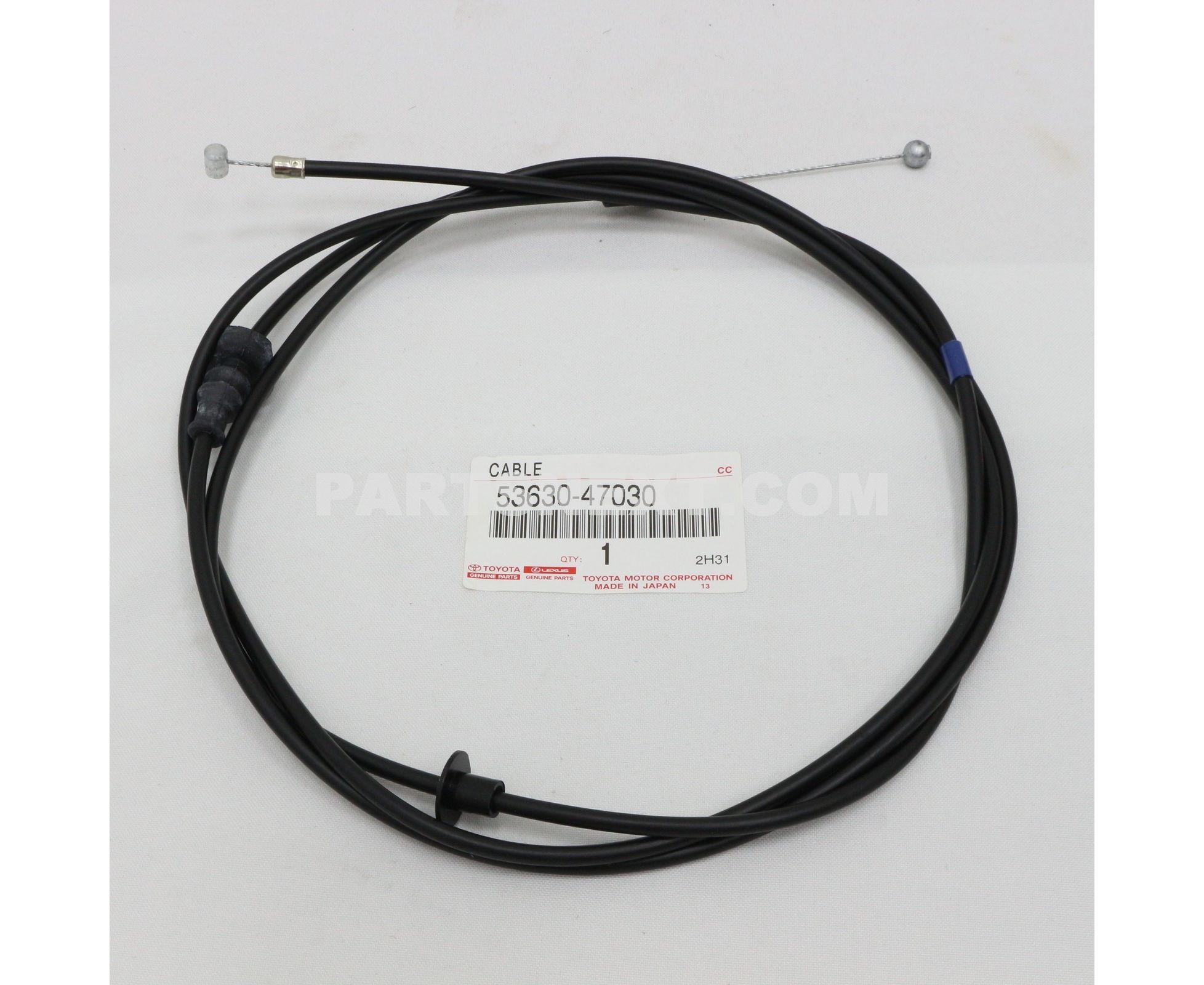 Toyota :: 53630-47030 CABLE ASSY, HOOD LOCK CONTROL