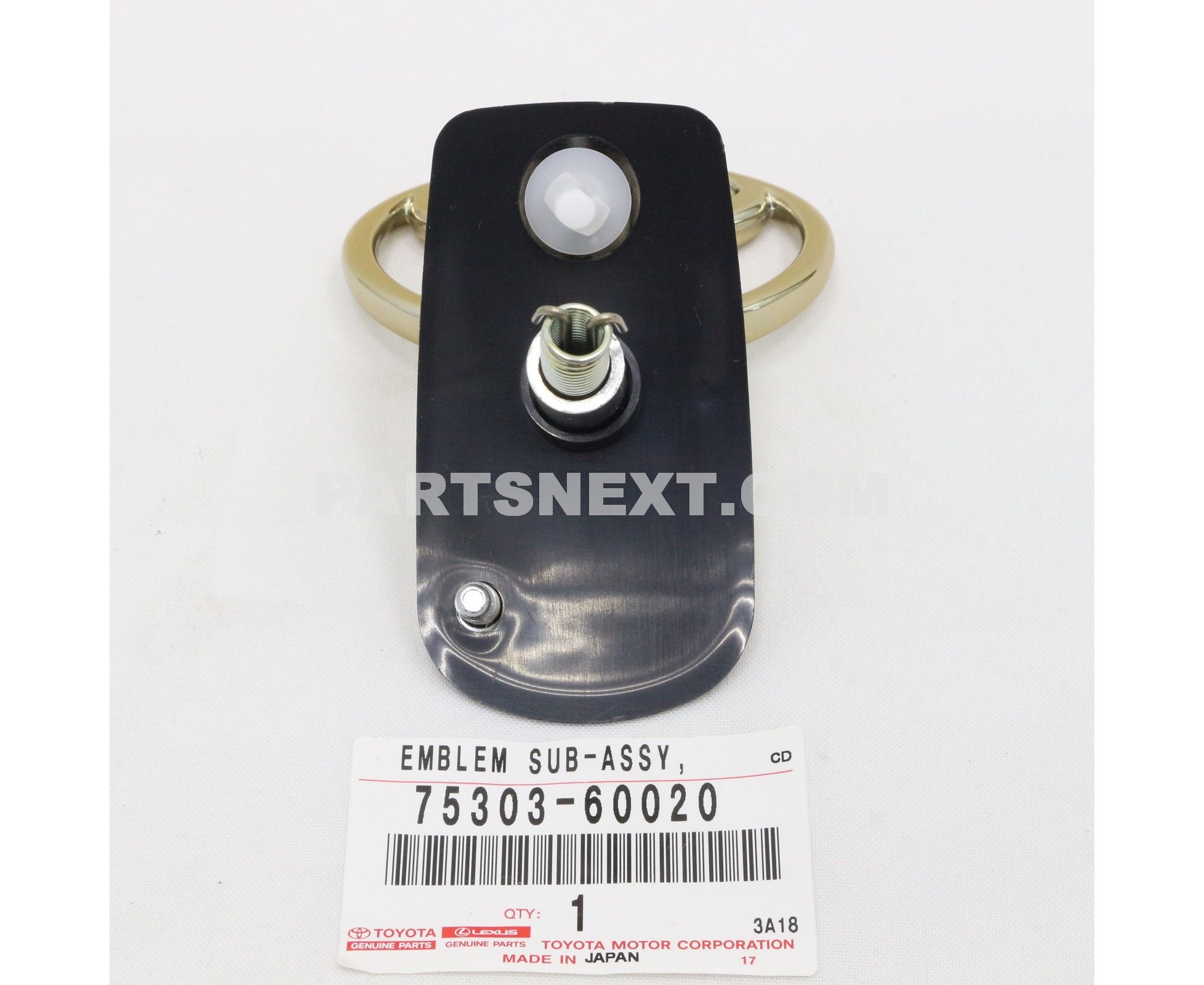 Toyota :: 75303-60020 EMBLEM SUB-ASSY, HOOD