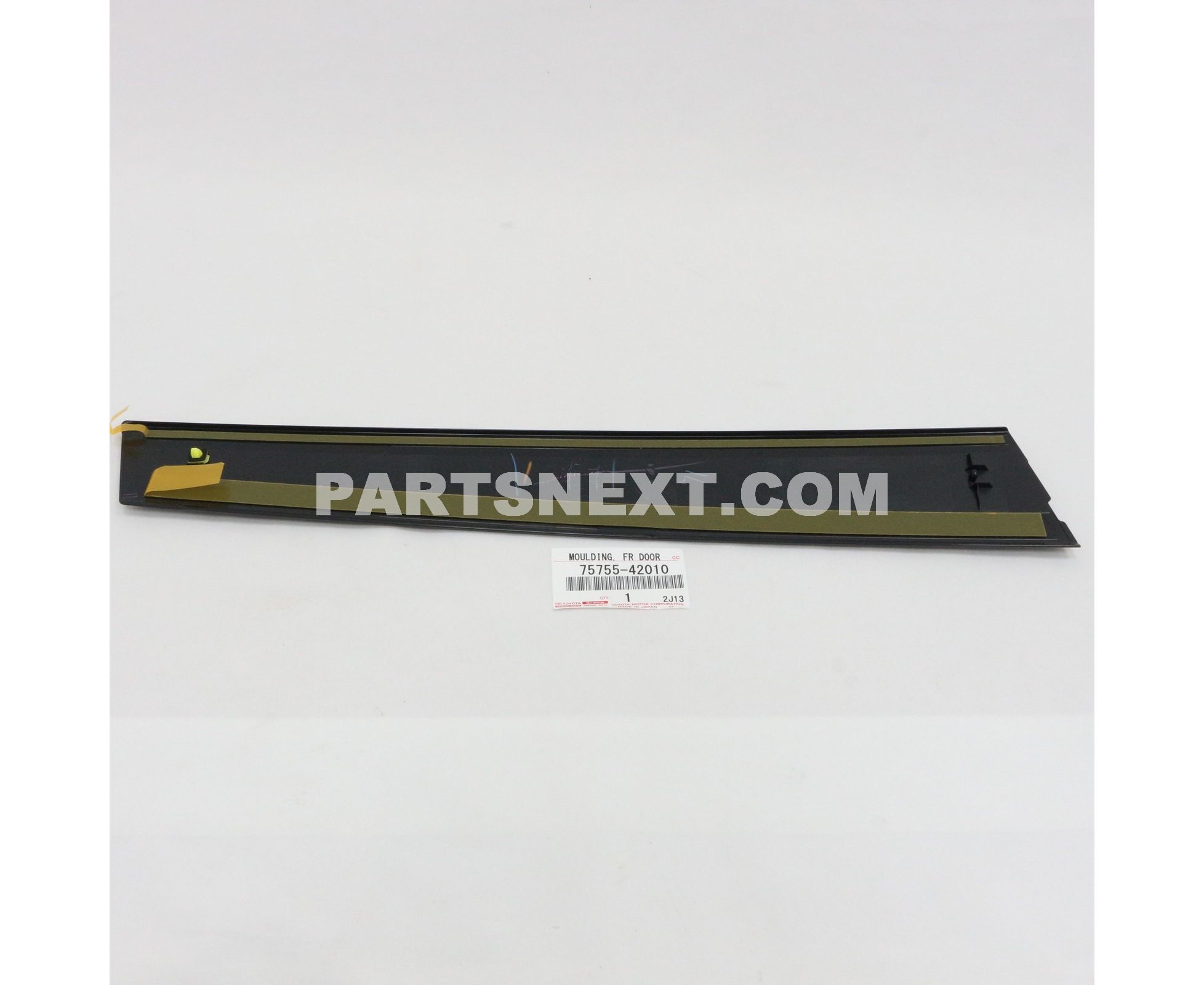 Toyota :: 75755-42010 MOULDING, FRONT DOOR WINDOW FRAME, REAR RH