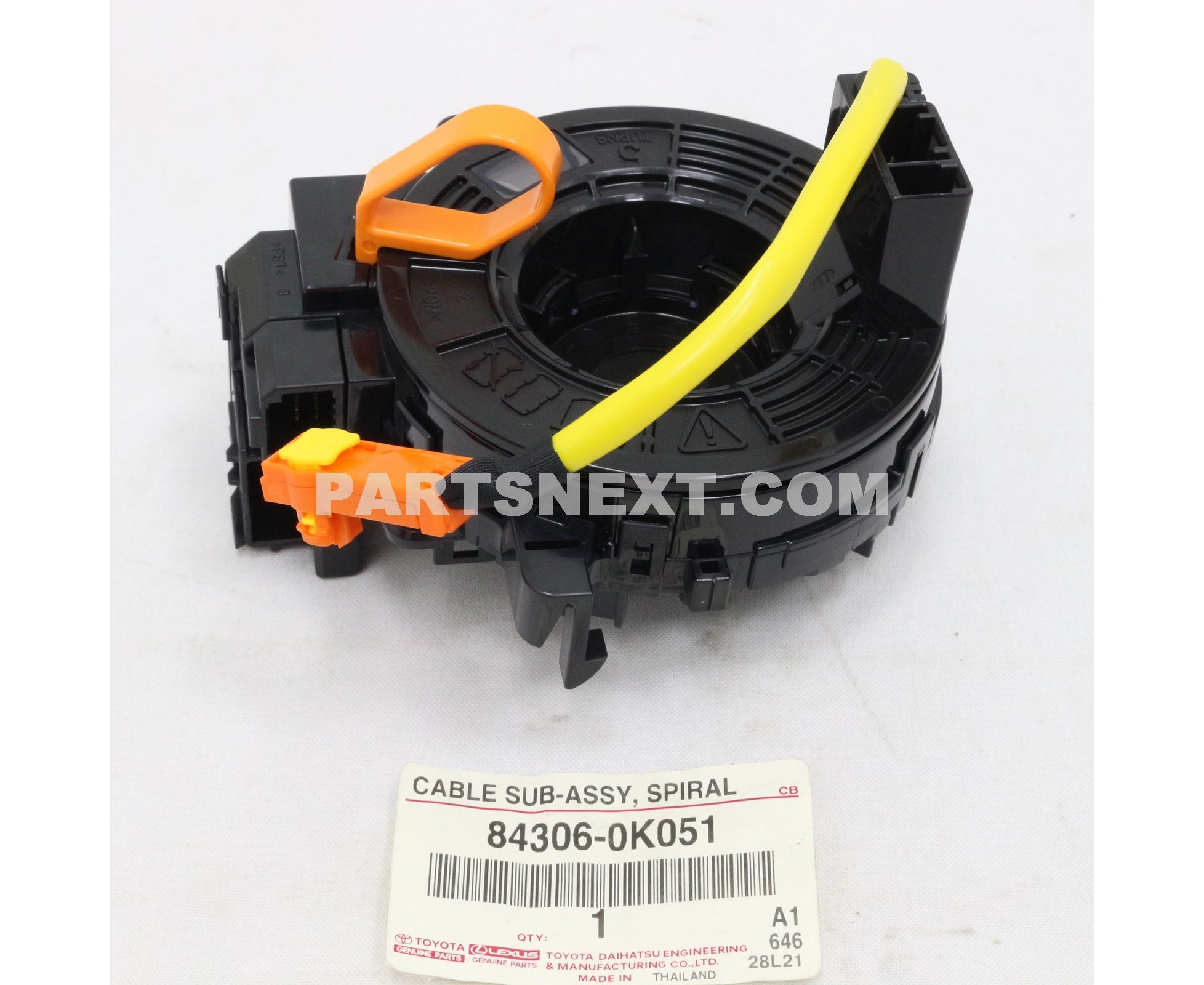 Toyota :: 84306-0K051 CABLE SUB-ASSY, SPIRAL