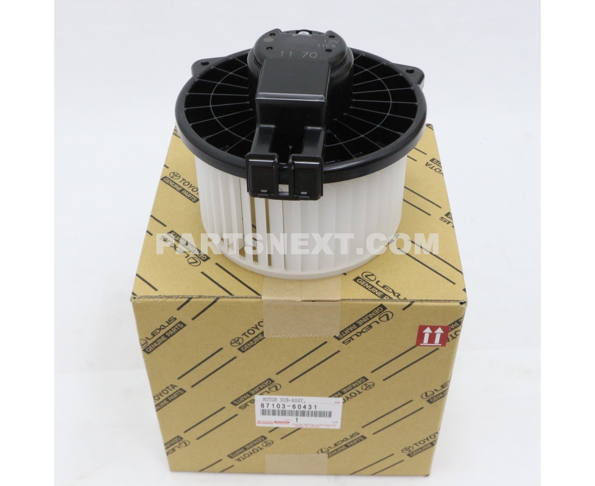 Toyota :: 87103-60431 CASE, HEATER BLOWER