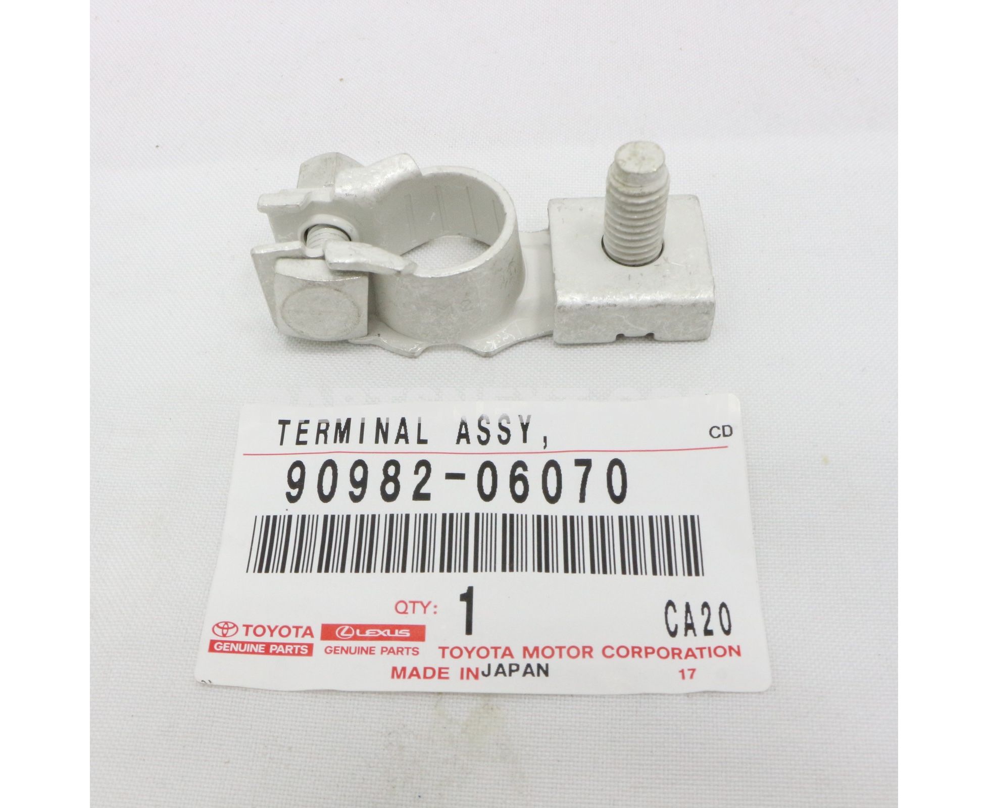 Toyota :: 90982-06070 TERMINAL, BATTERY NEGATIVE