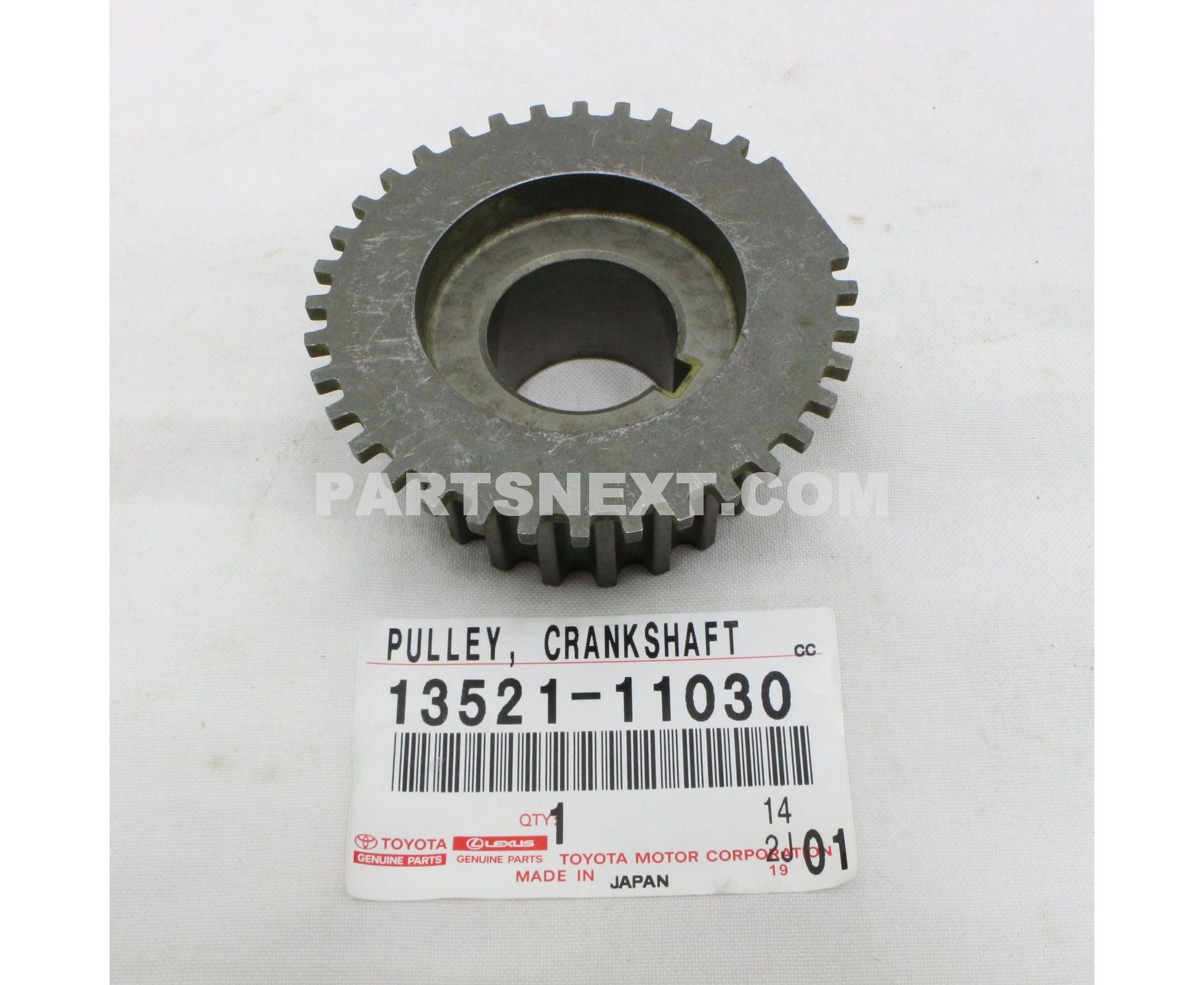 Toyota :: 13521-11030 PULLEY, CRANKSHAFT TIMING