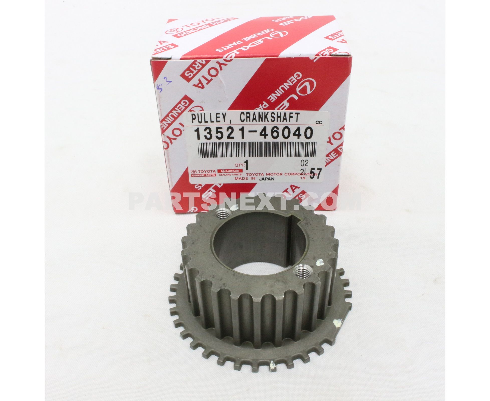 Toyota :: 13521-46040 PULLEY, CRANKSHAFT TIMING