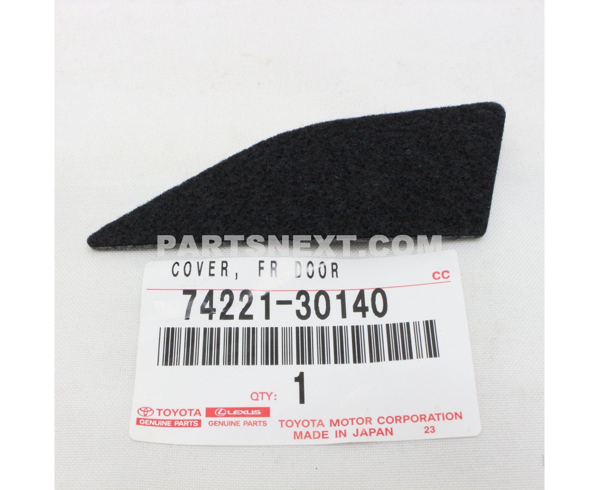 Toyota :: 74221-30140 COVER, FRONT DOOR HOLE
