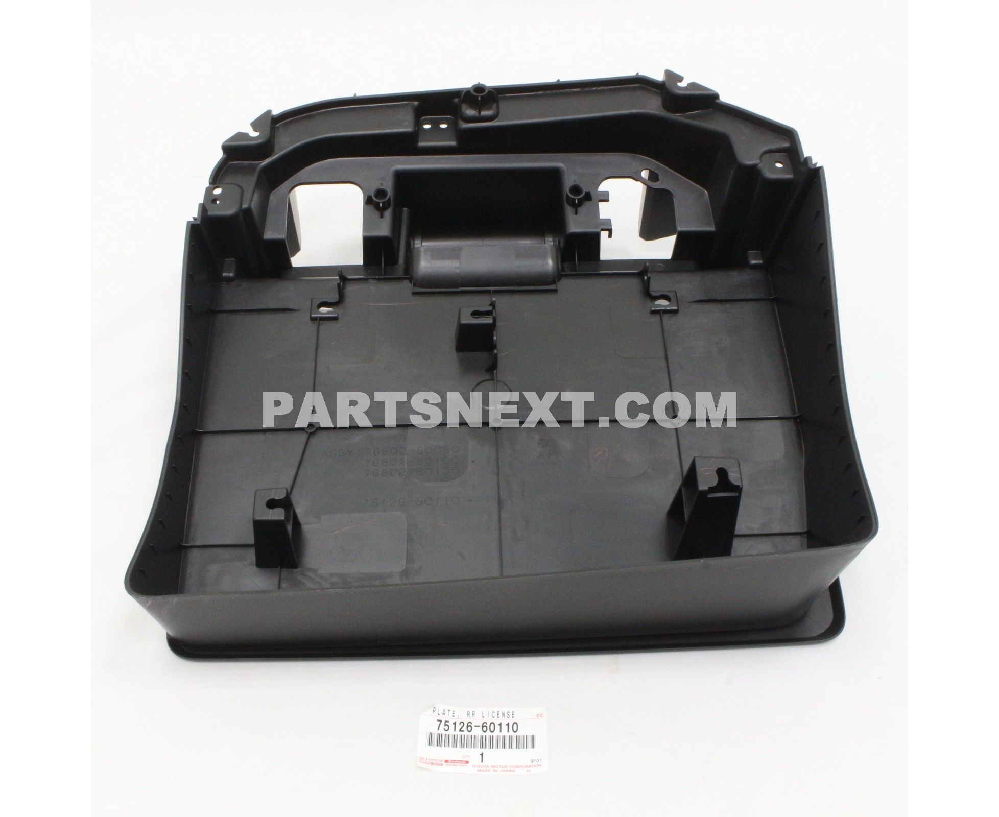 Toyota :: 75126-60110 STAY, REAR LICENSE PLATE BRACKET, LOWER