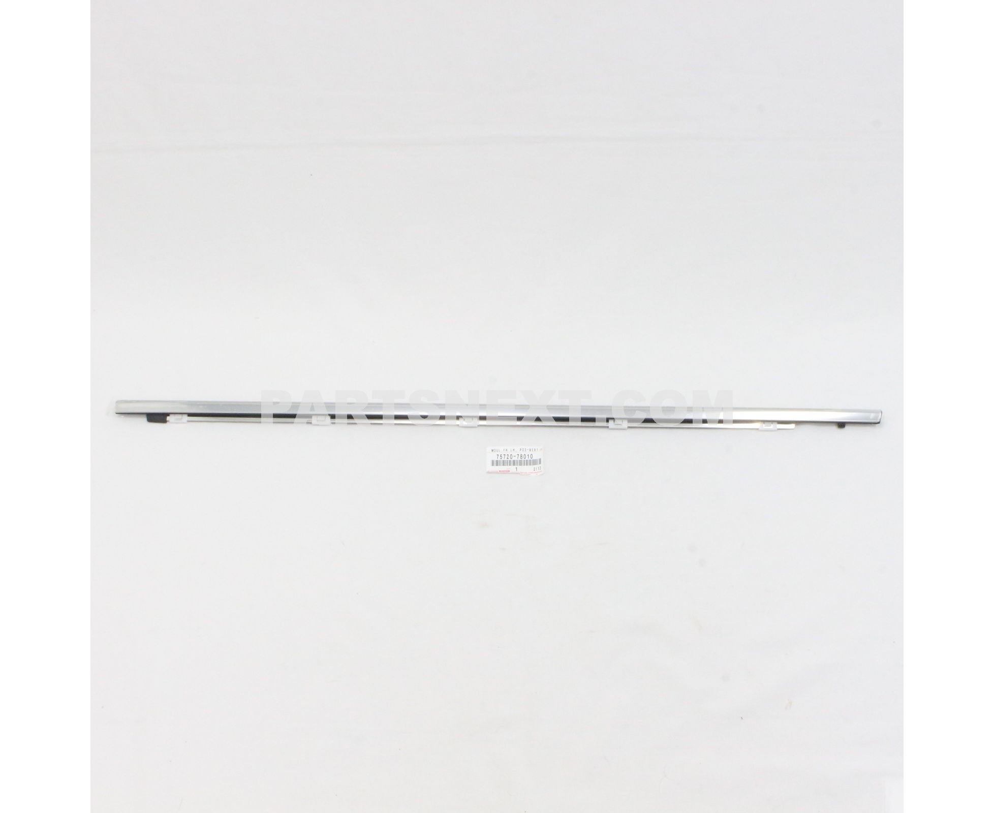 Toyota :: 75720-78010 MOULDING ASSY, FRONT DOOR BELT, LH