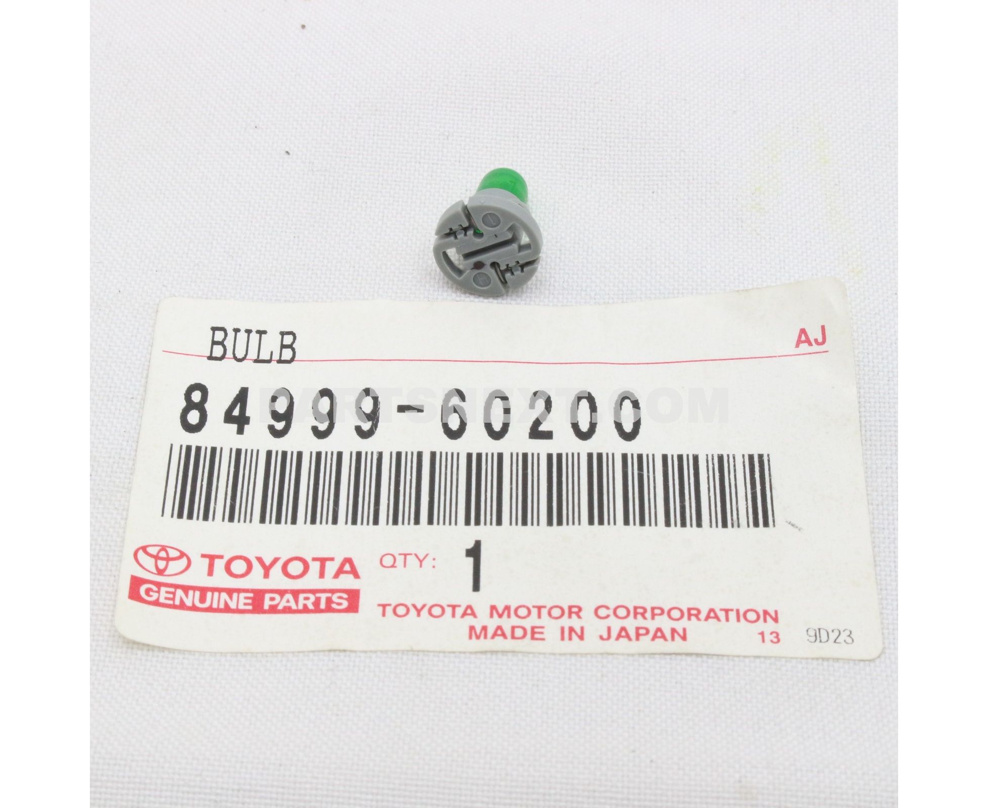 Toyota :: 84999-60200 BULB, AIR CONDITIONER CONTROL