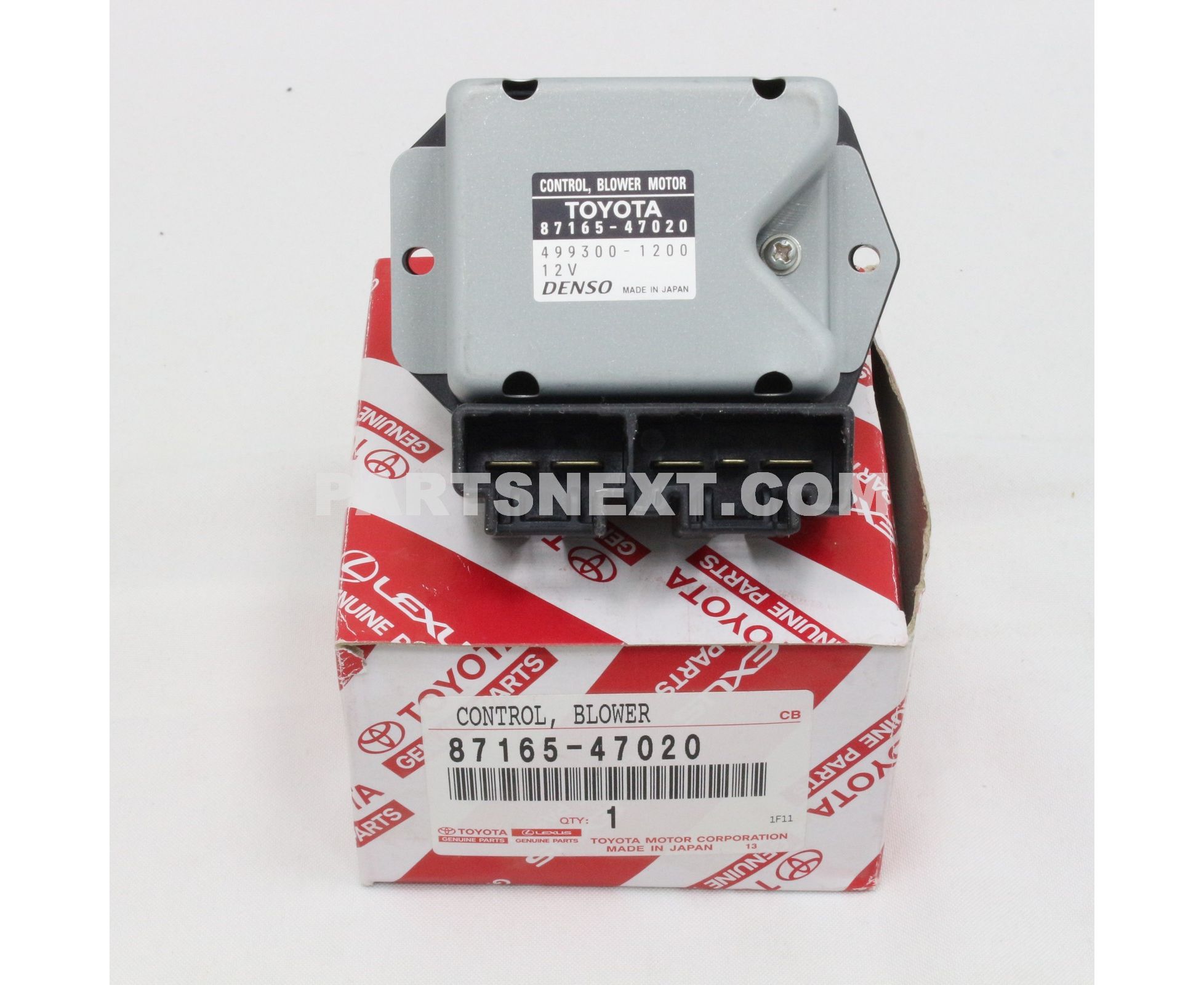 Toyota :: 87165-47020 CONTROL, BLOWER MOTOR