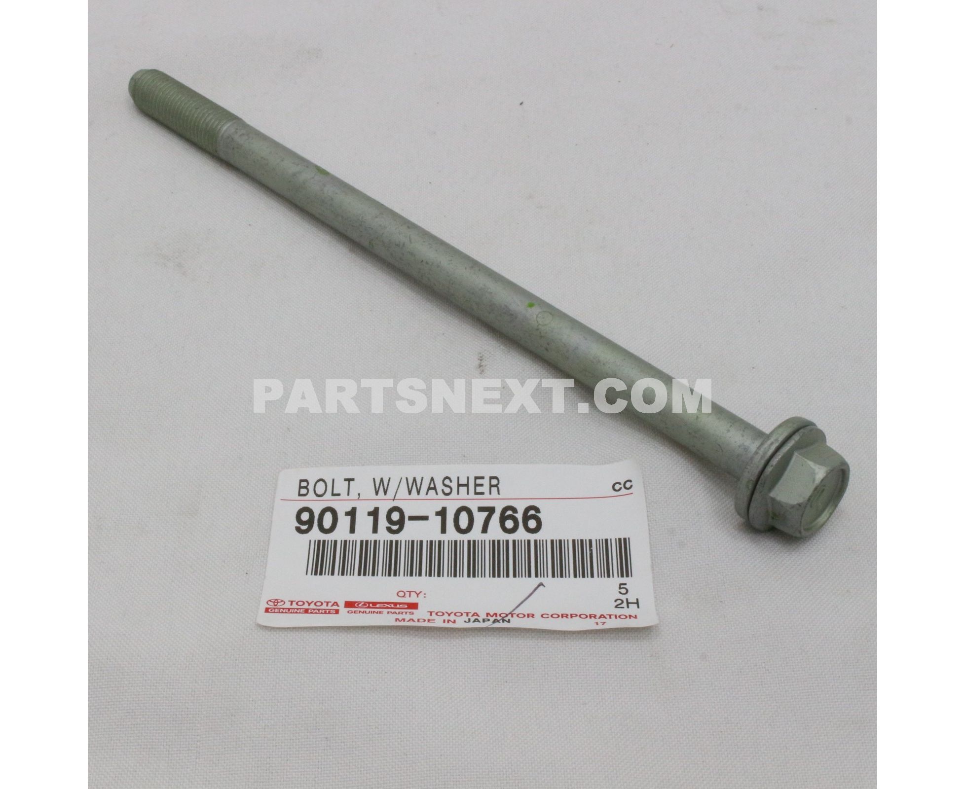 Toyota :: 90119-10766 BOLT, W/WASHER