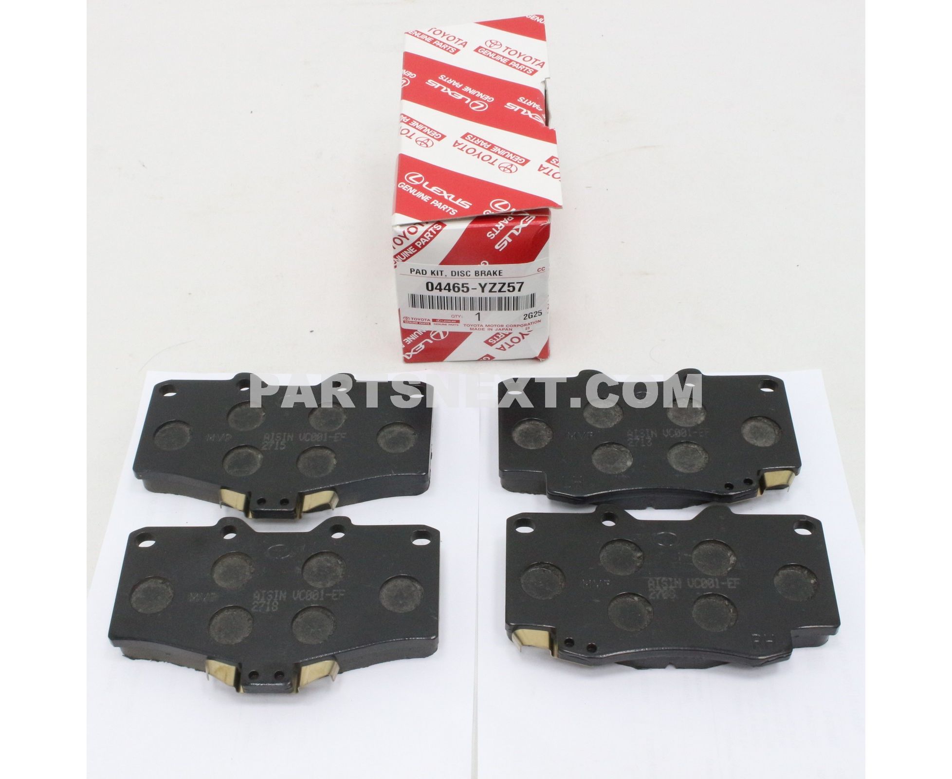 Toyota :: 04465-YZZ57 DISC BRAKE PAD KIT