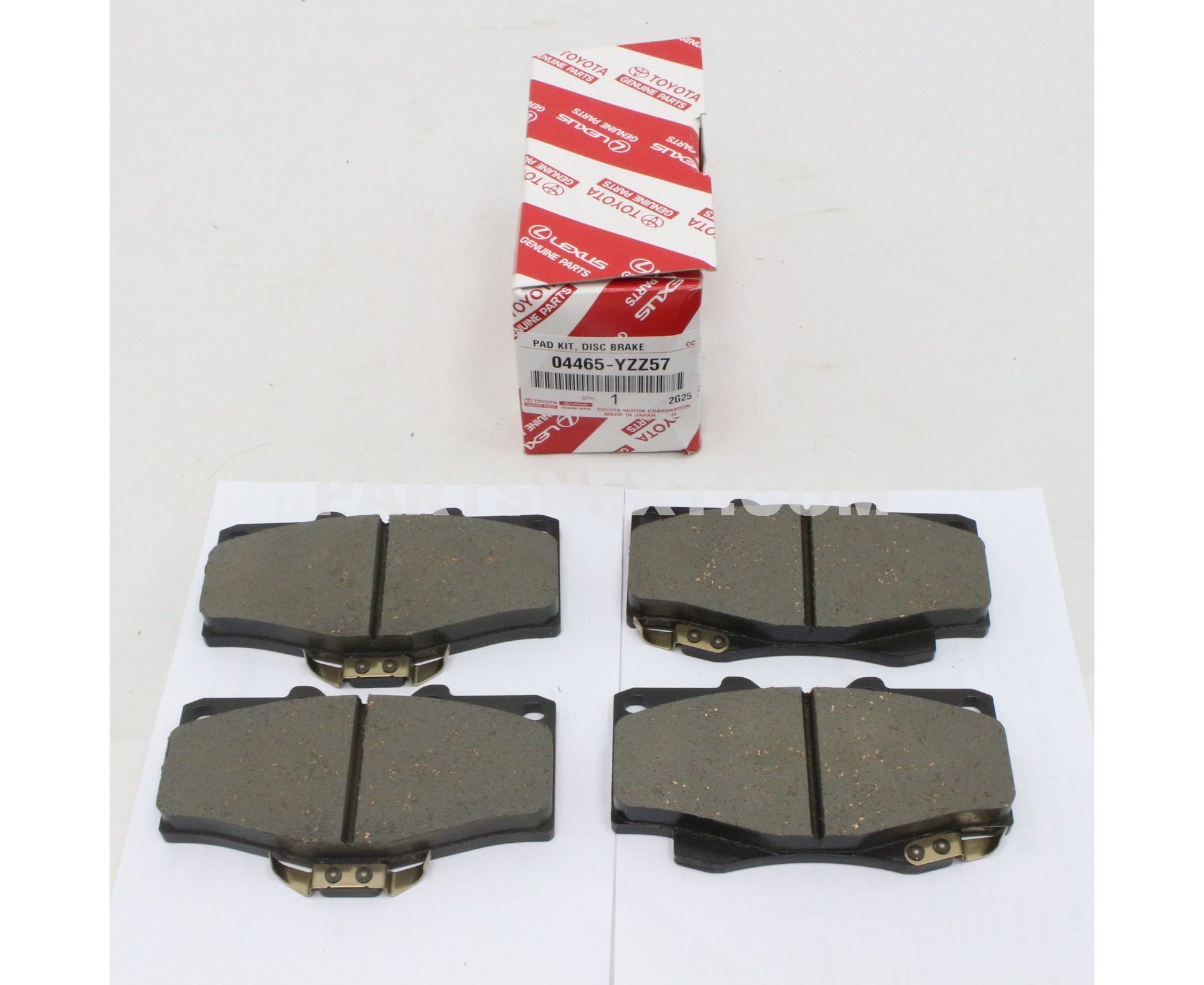 Toyota :: 04465-YZZ57 DISC BRAKE PAD KIT