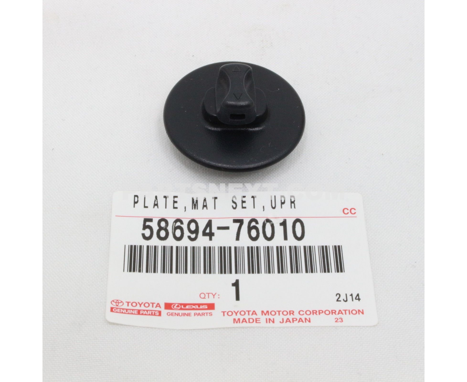 Toyota :: 58694-76010 PLATE, MAT SET, UPPER