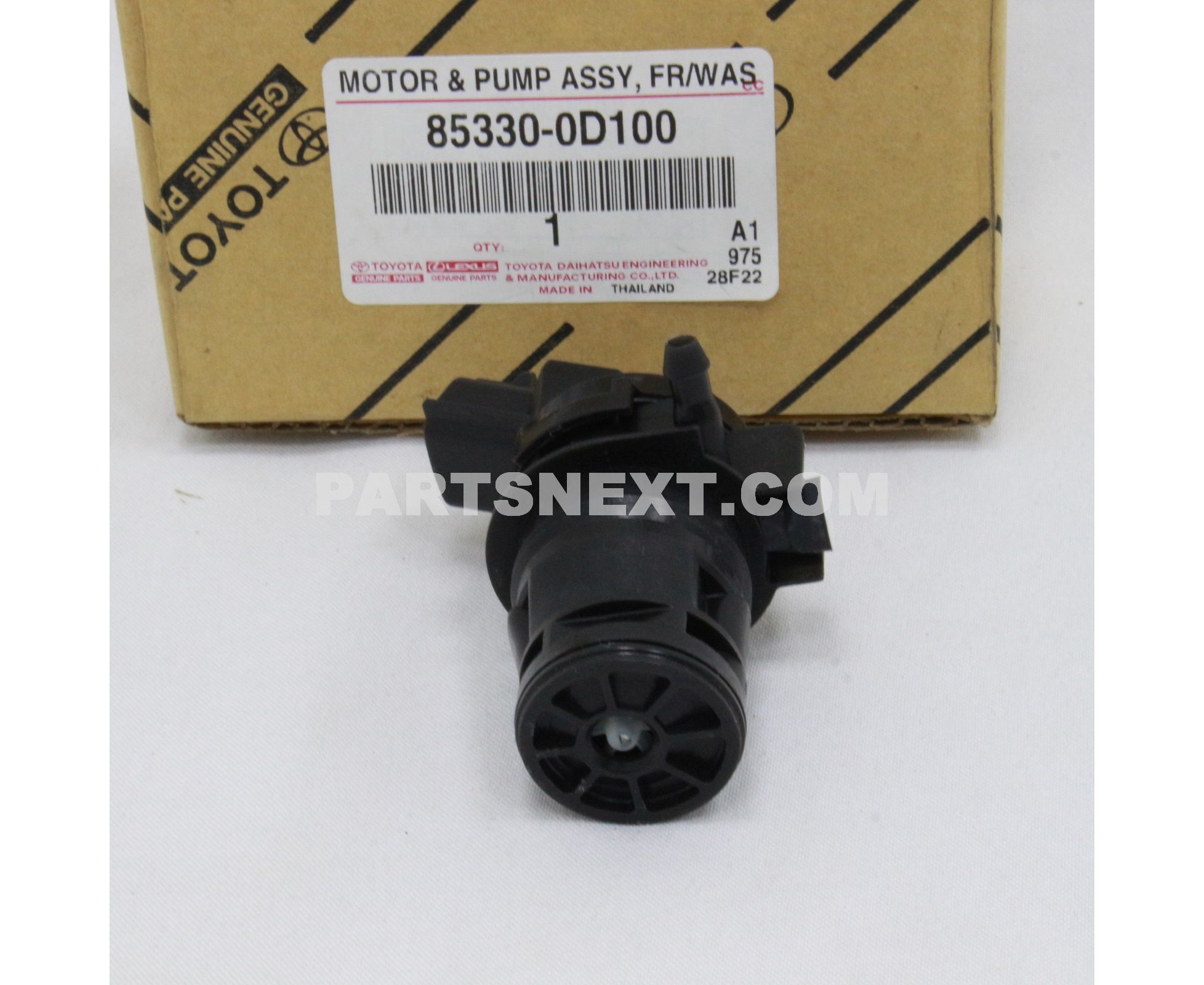 Toyota :: 85330-0D100 MOTOR AND PUMP ASSY, WINDSHIELD WASHER