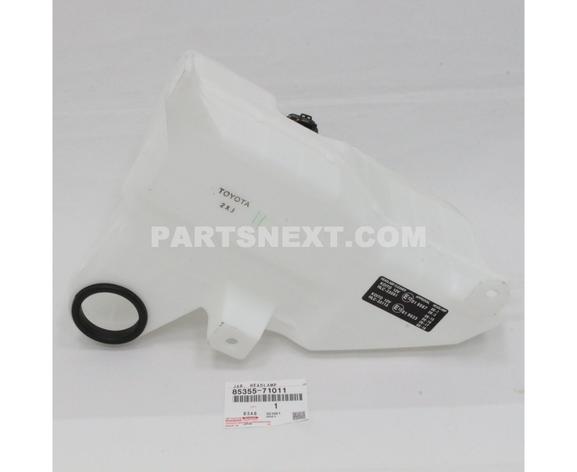 Toyota :: 85355-71011 JAR ASSY, WINDSHIELD WASHER
