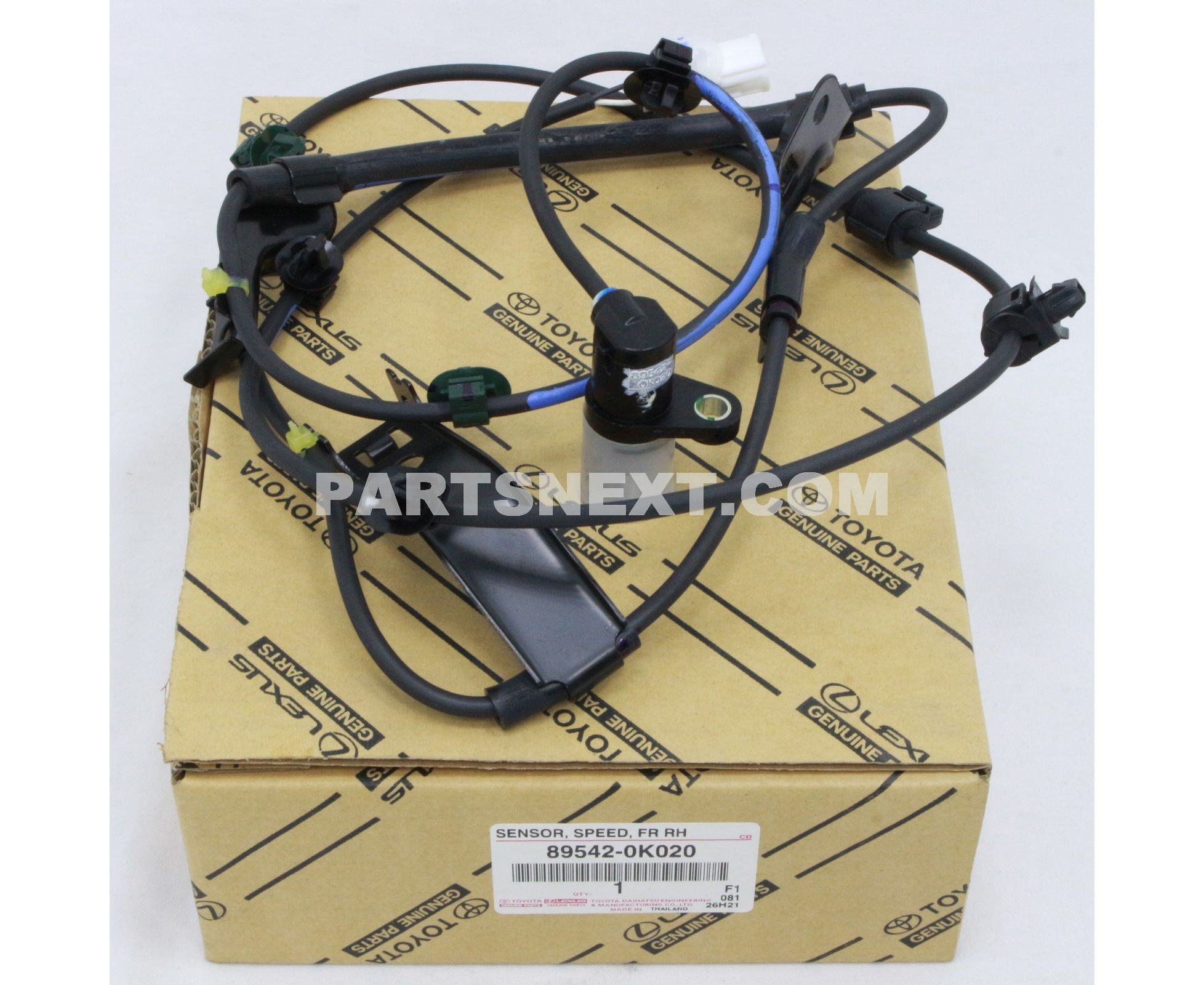 Toyota :: 89542-0K020 SENSOR, SPEED, FRONT RH