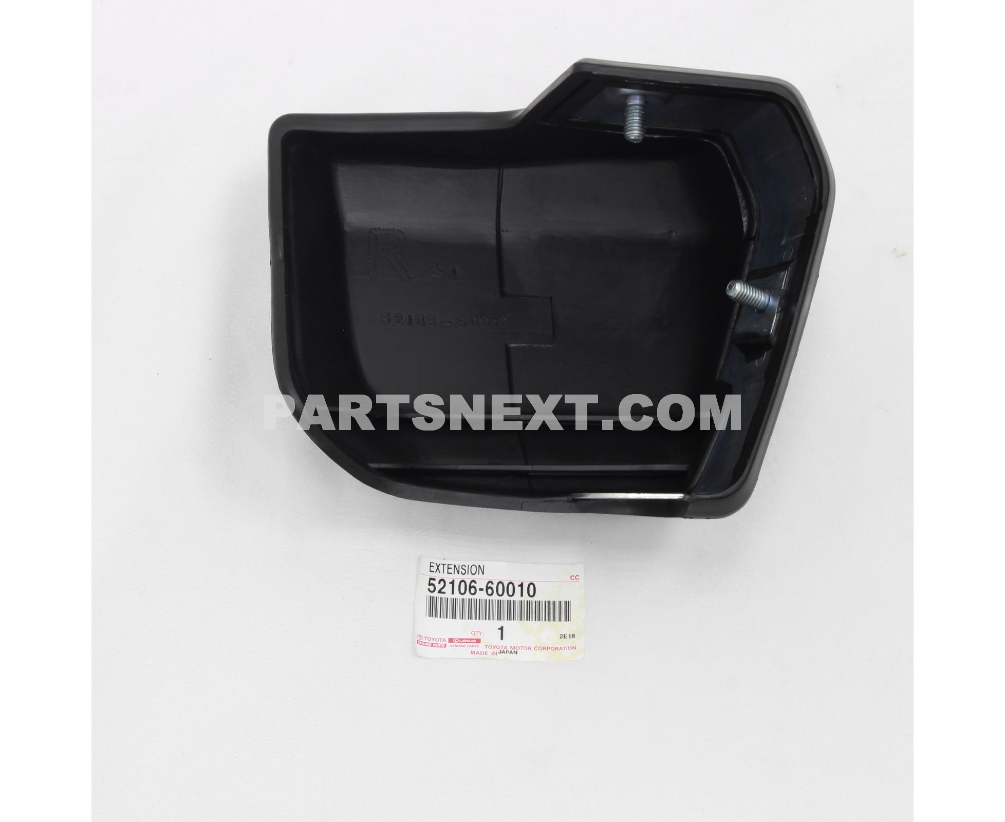 Toyota :: 52106-60010 EXTENSION, REAR BUMPER, RH