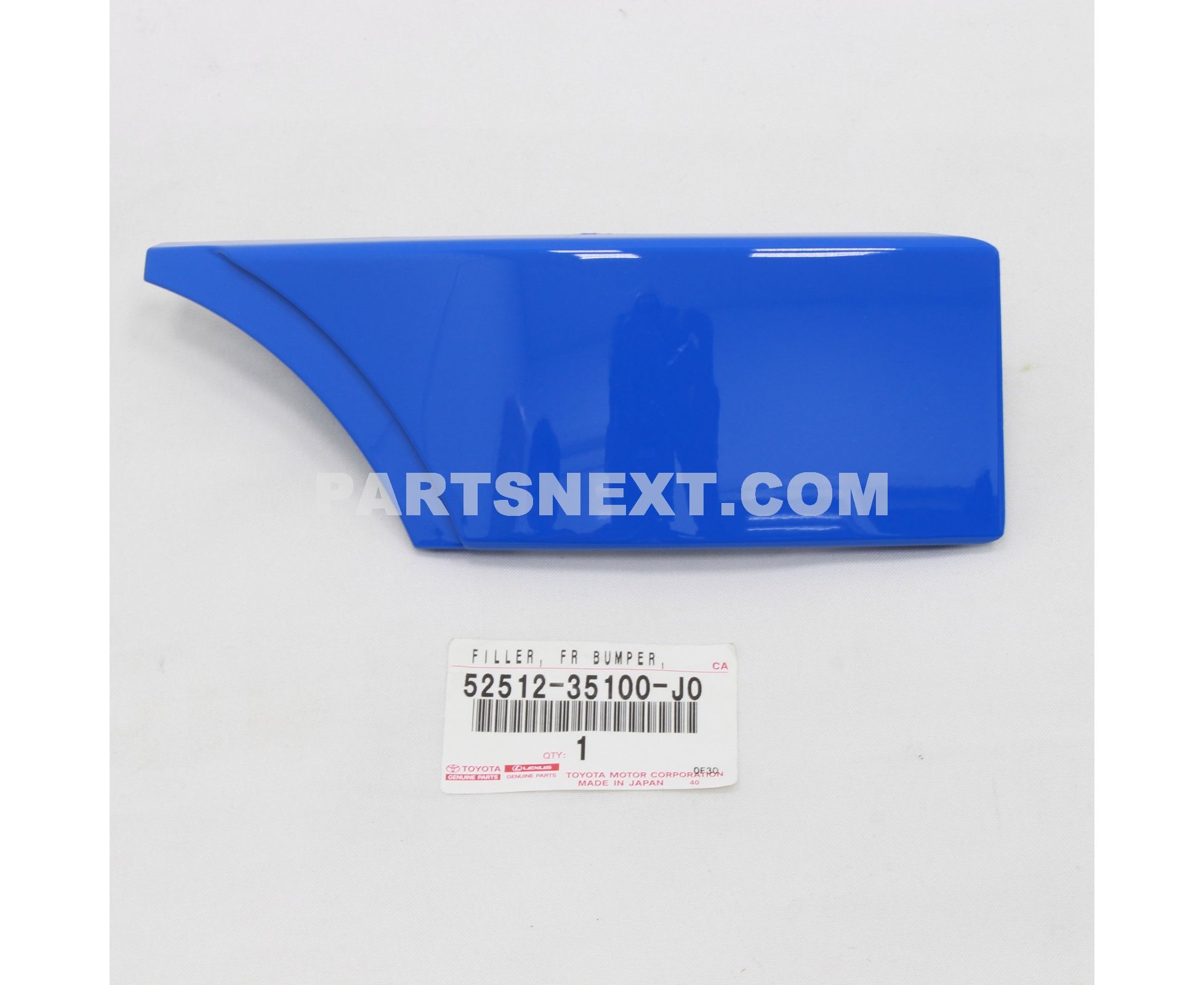 Toyota :: 52512-35100-J0 FILLER, FRONT BUMPER, RH