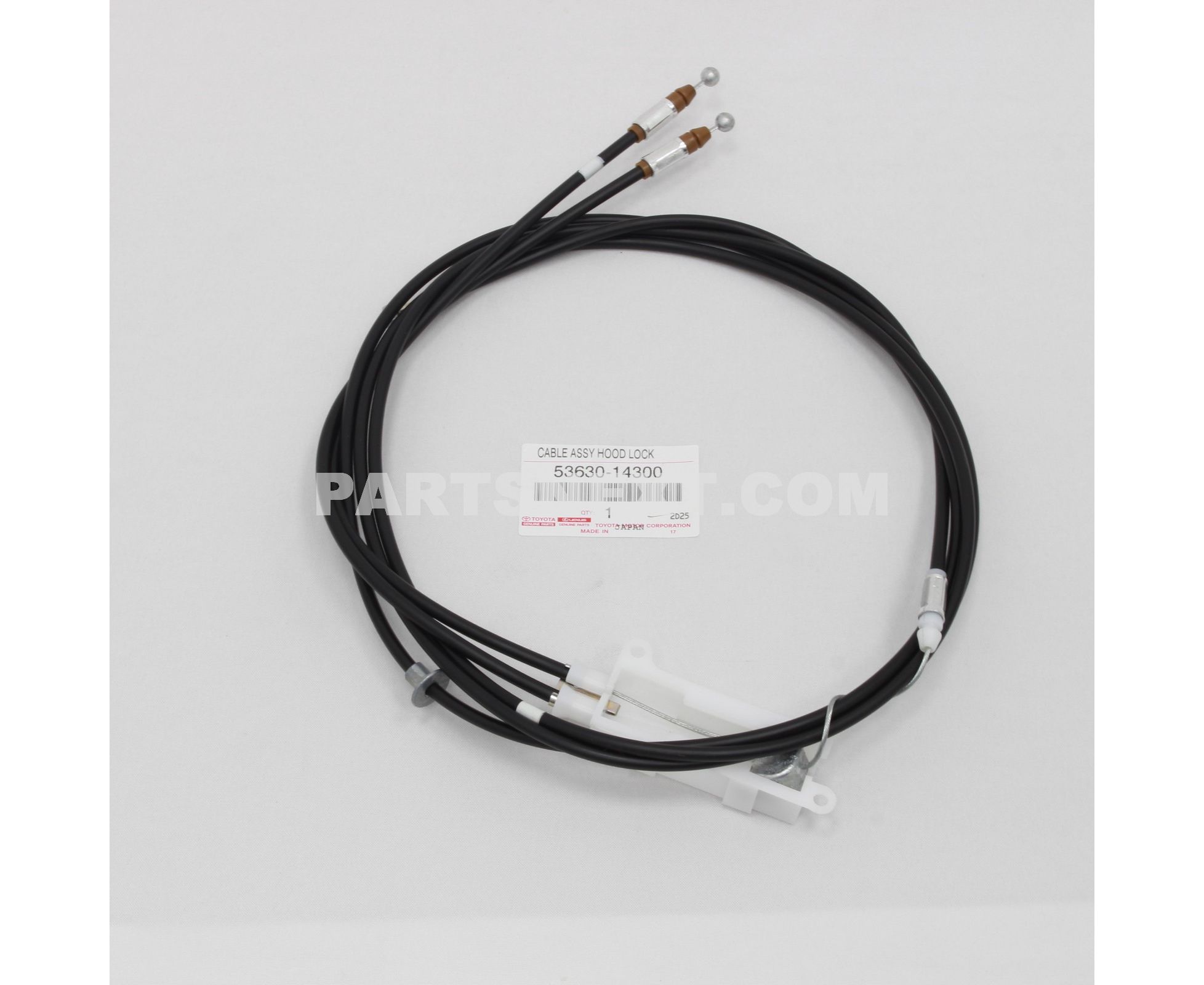 Toyota :: 53630-14300 CABLE ASSY, HOOD LOCK CONTROL