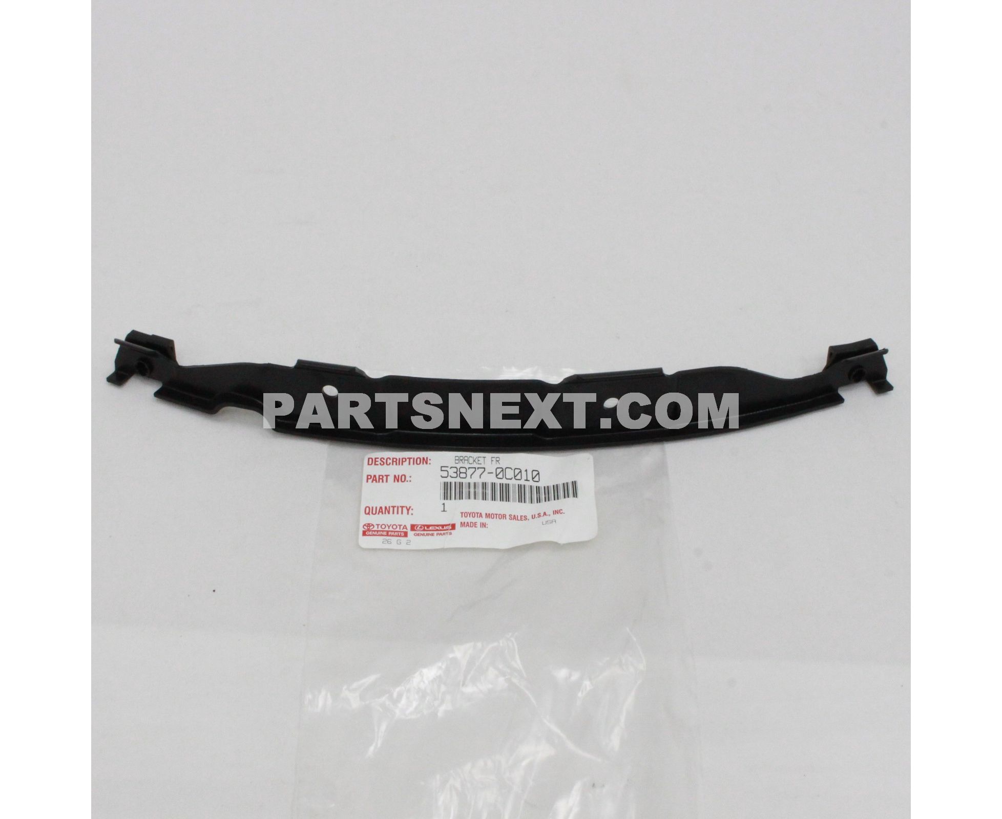 Toyota :: 53877-0C010 BRACKET, FRONT FENDER LINER, RH