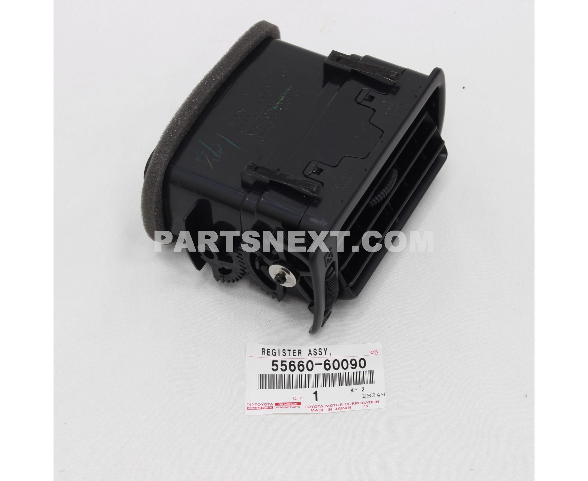 Toyota :: 55660-60090 REGISTER ASSY, INSTRUMENT PANEL, NO.2