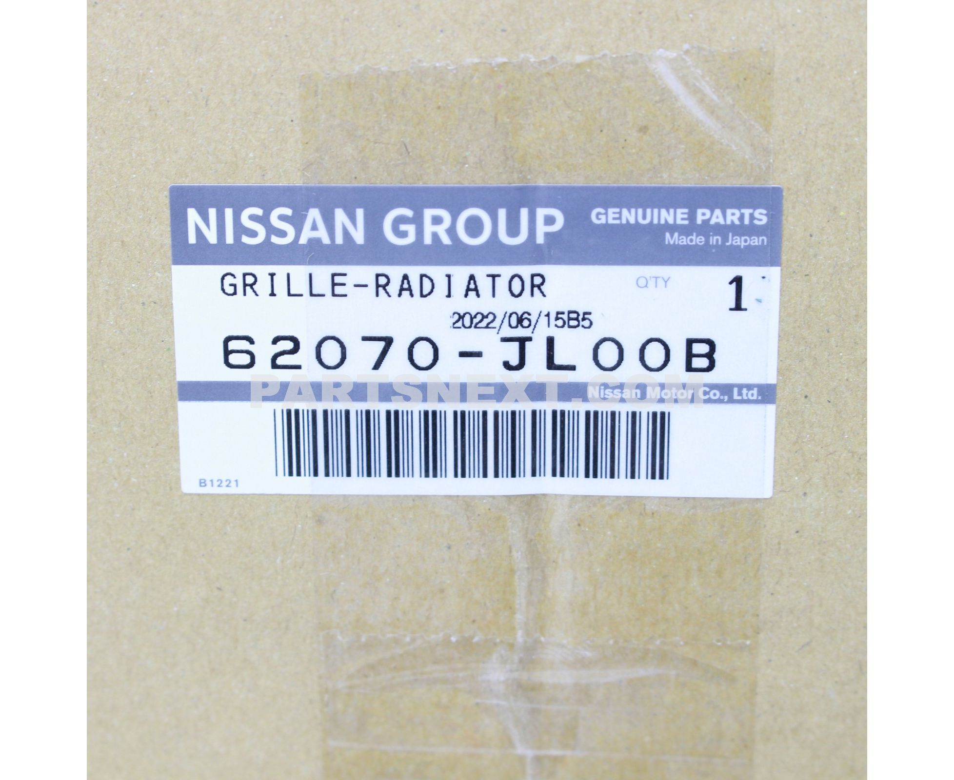 Nissan :: 62070-JL00B GRILLE ASSY-FRONT