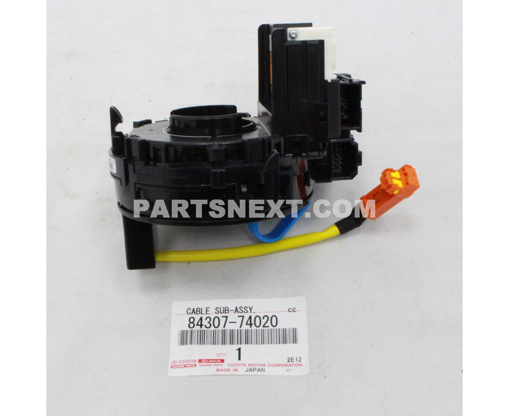 Toyota :: 84307-74020 CABLE SUB-ASSY, SPIRAL