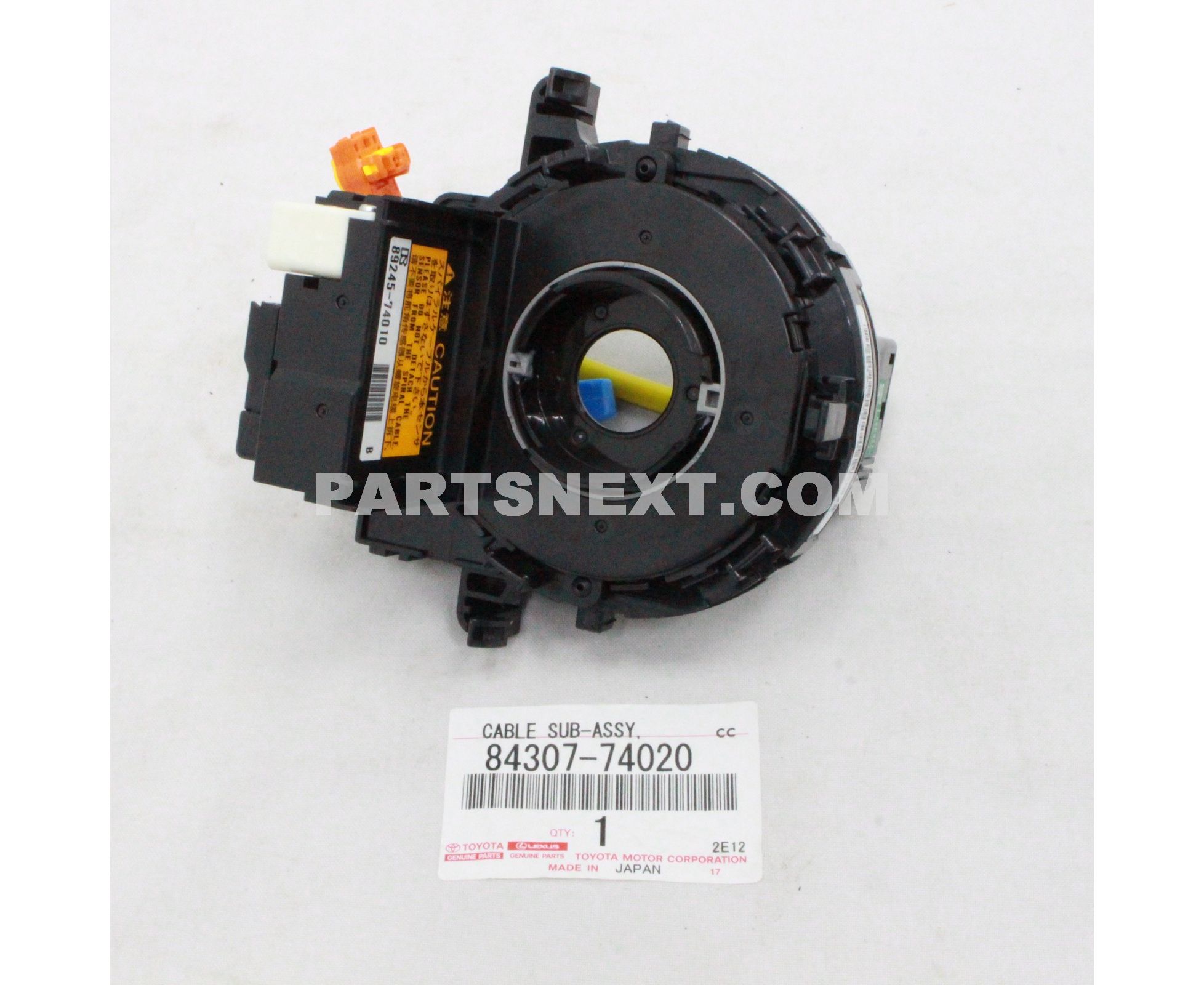 Toyota :: 84307-74020 CABLE SUB-ASSY, SPIRAL