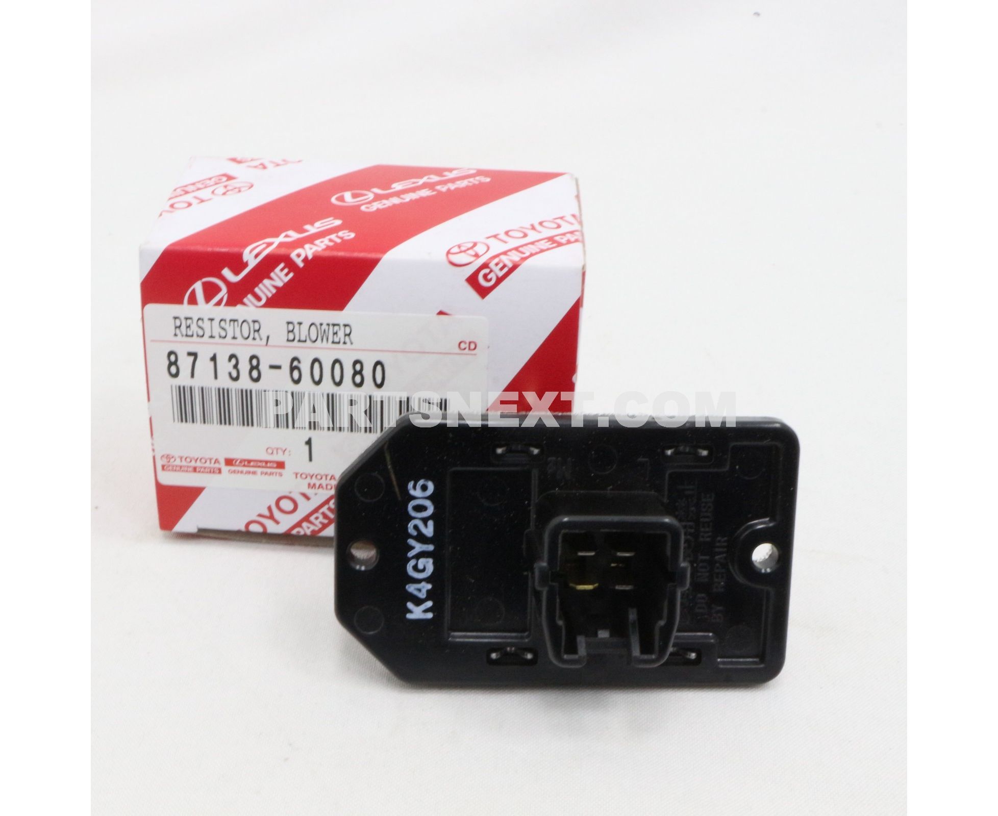 Toyota :: 87138-60080 RESISTOR, HEATER BLOWER