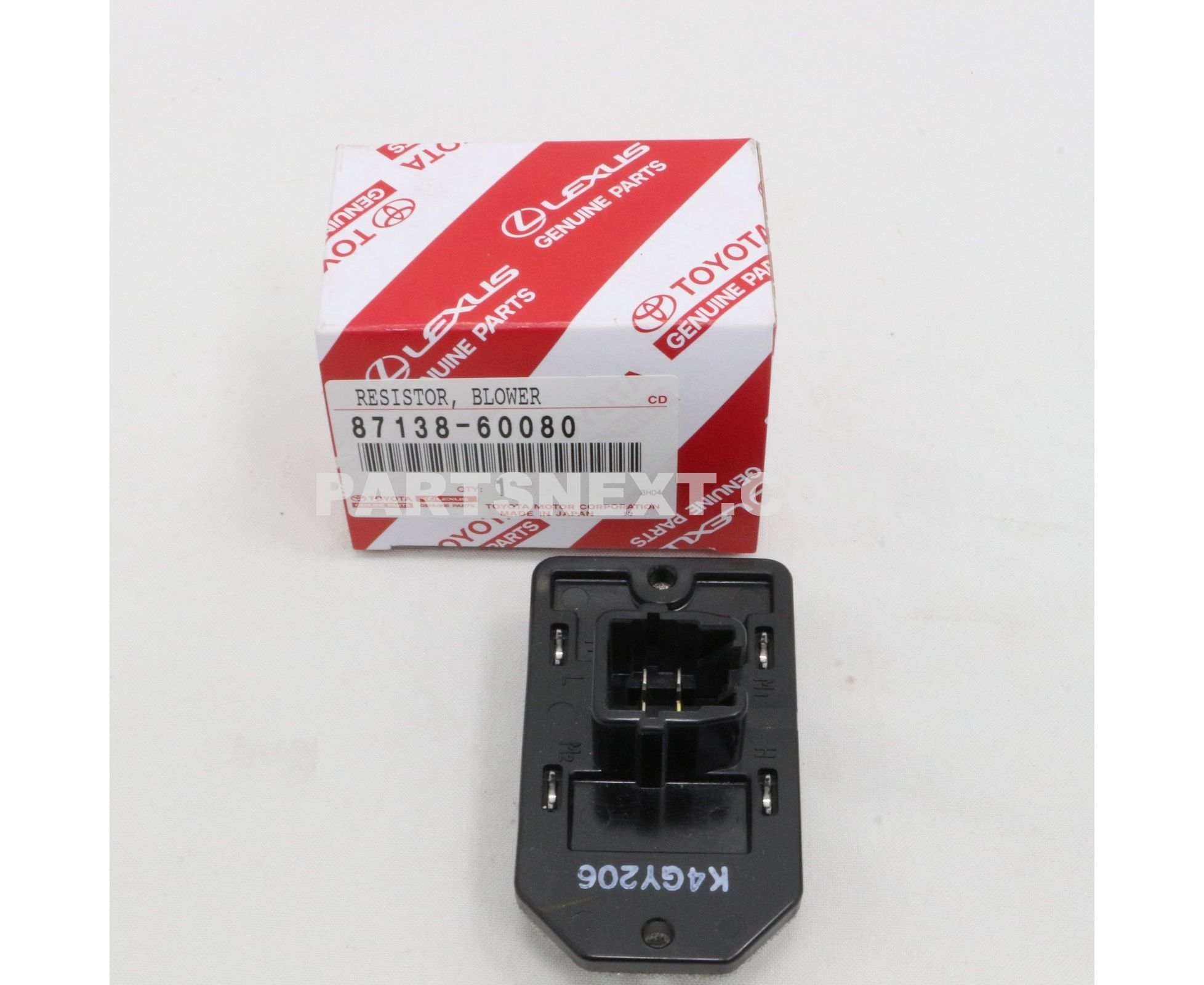 Toyota :: 87138-60080 RESISTOR, HEATER BLOWER