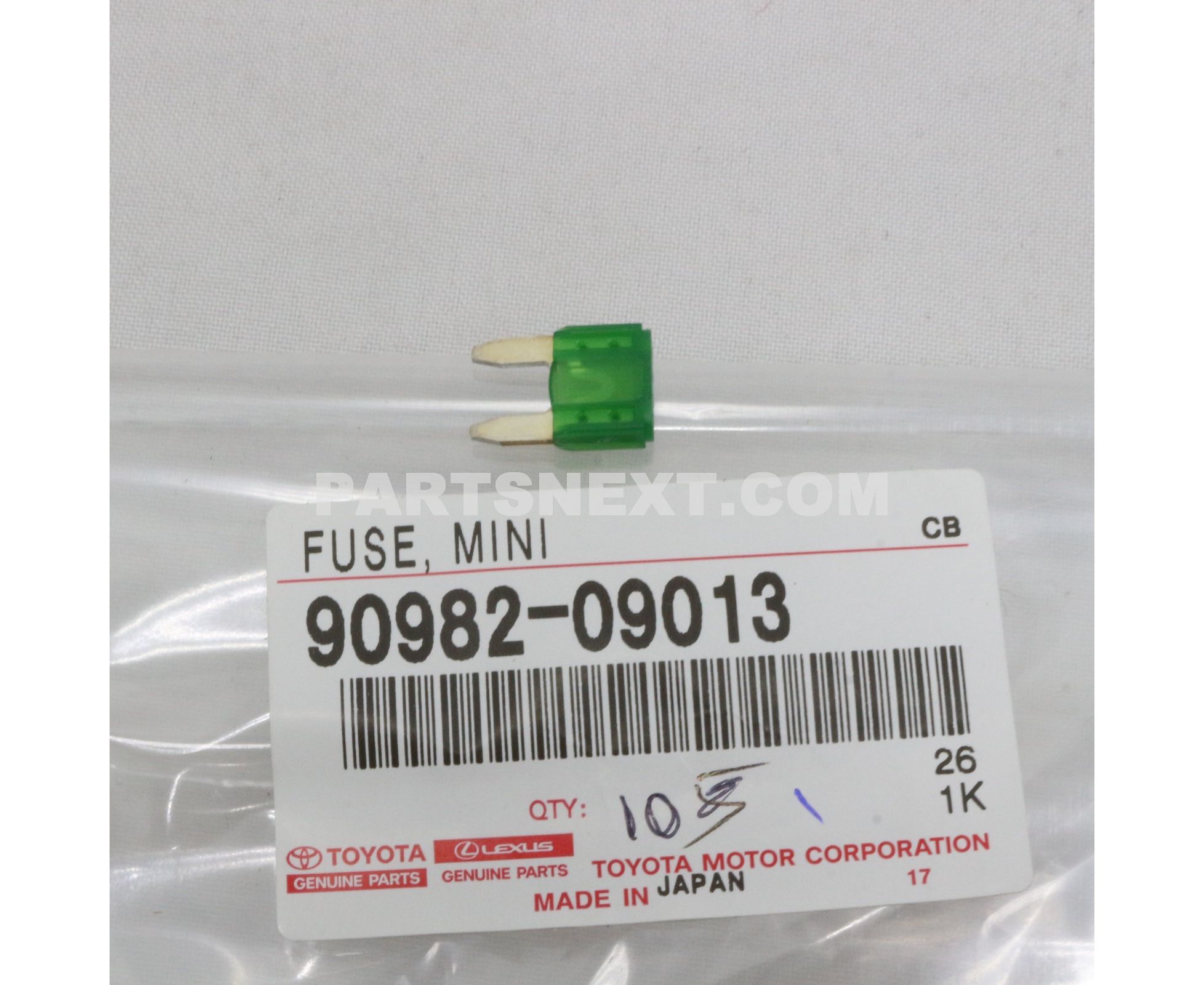 Toyota :: 90982-09013 ENGINE ROOM FUSE