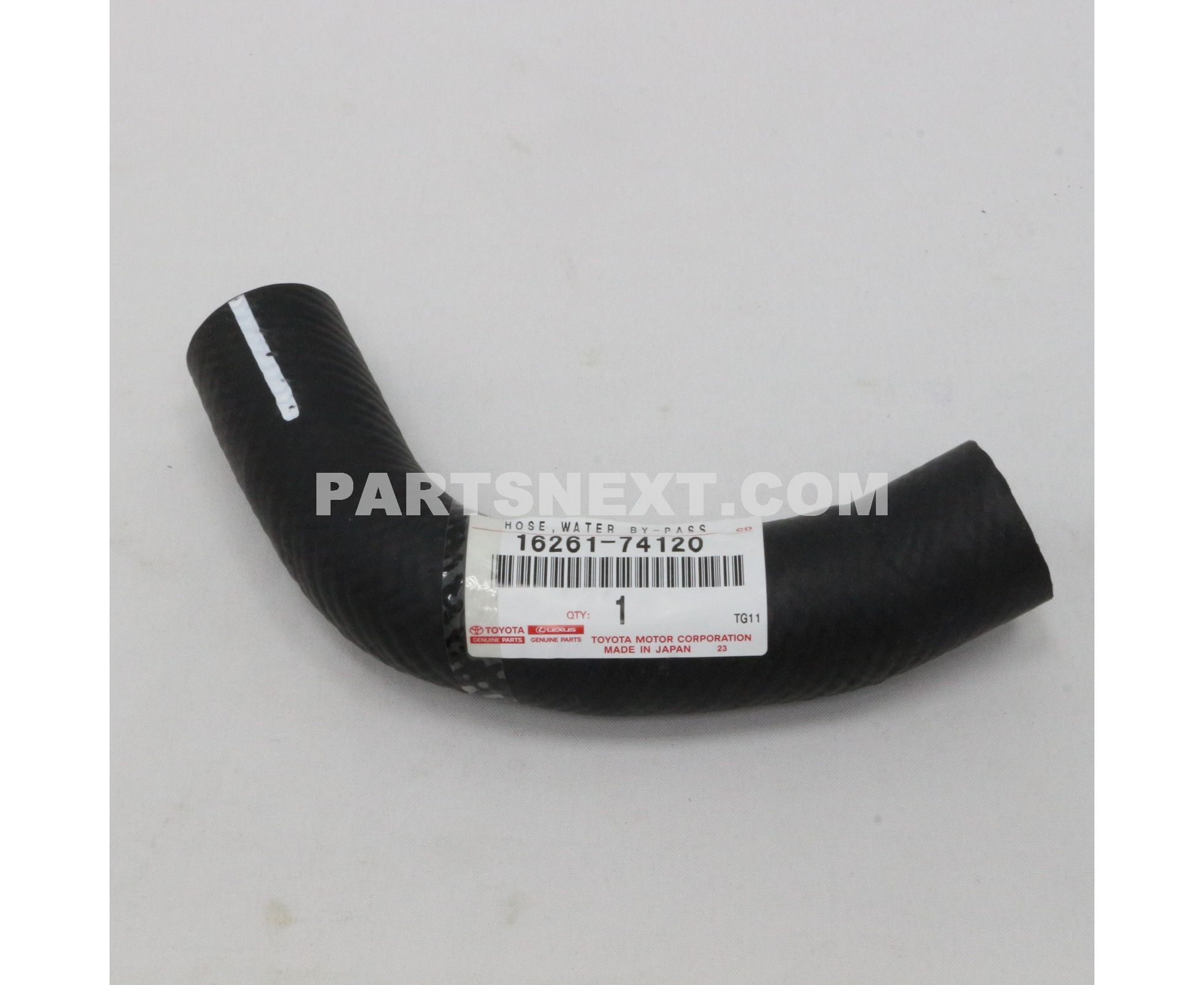 Toyota :: 16261-74120 HOSE, WATER BY-PASS