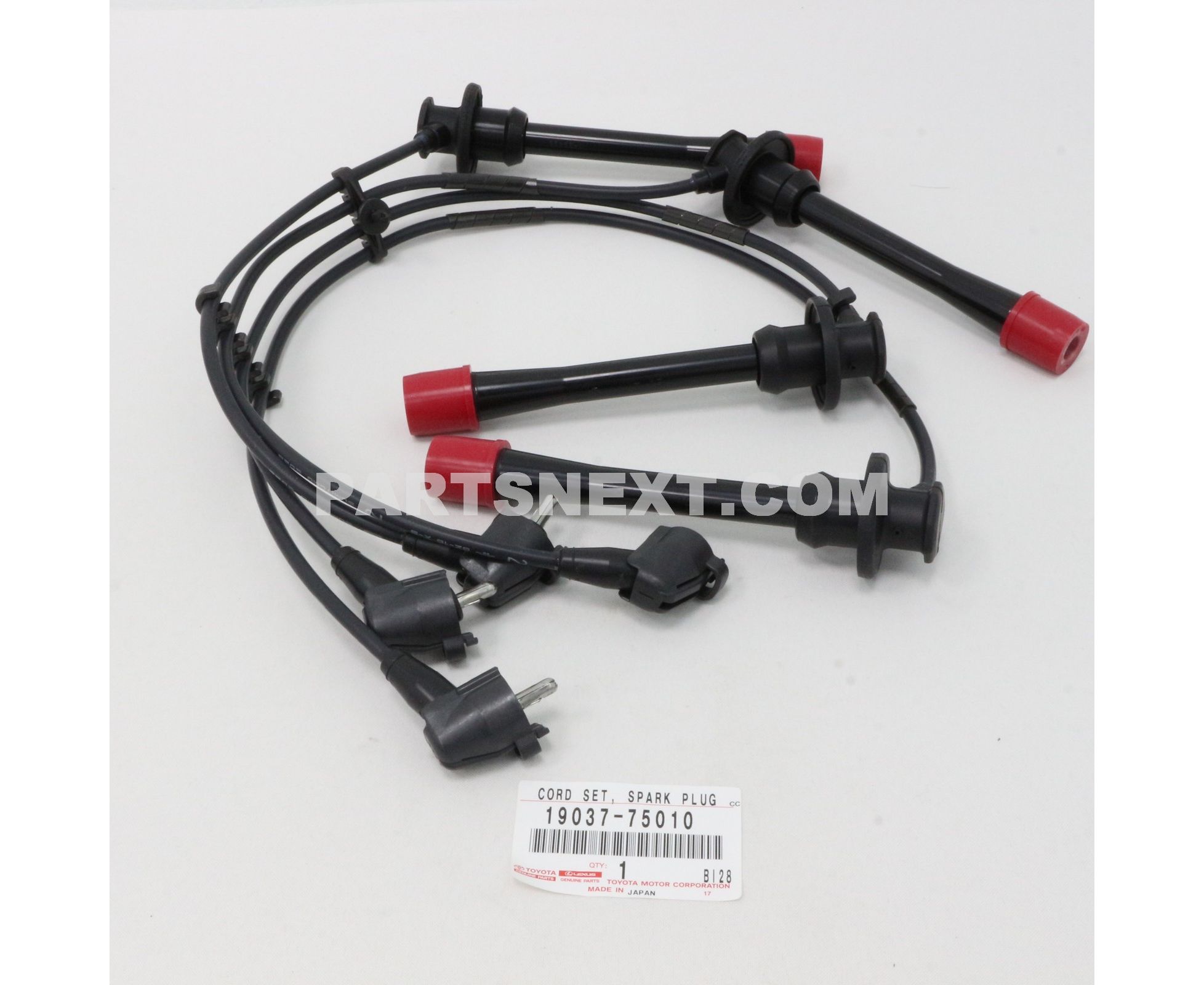 Toyota :: 19037-75010 CORD SET, COIL & SPARK, W/RESISTIVE