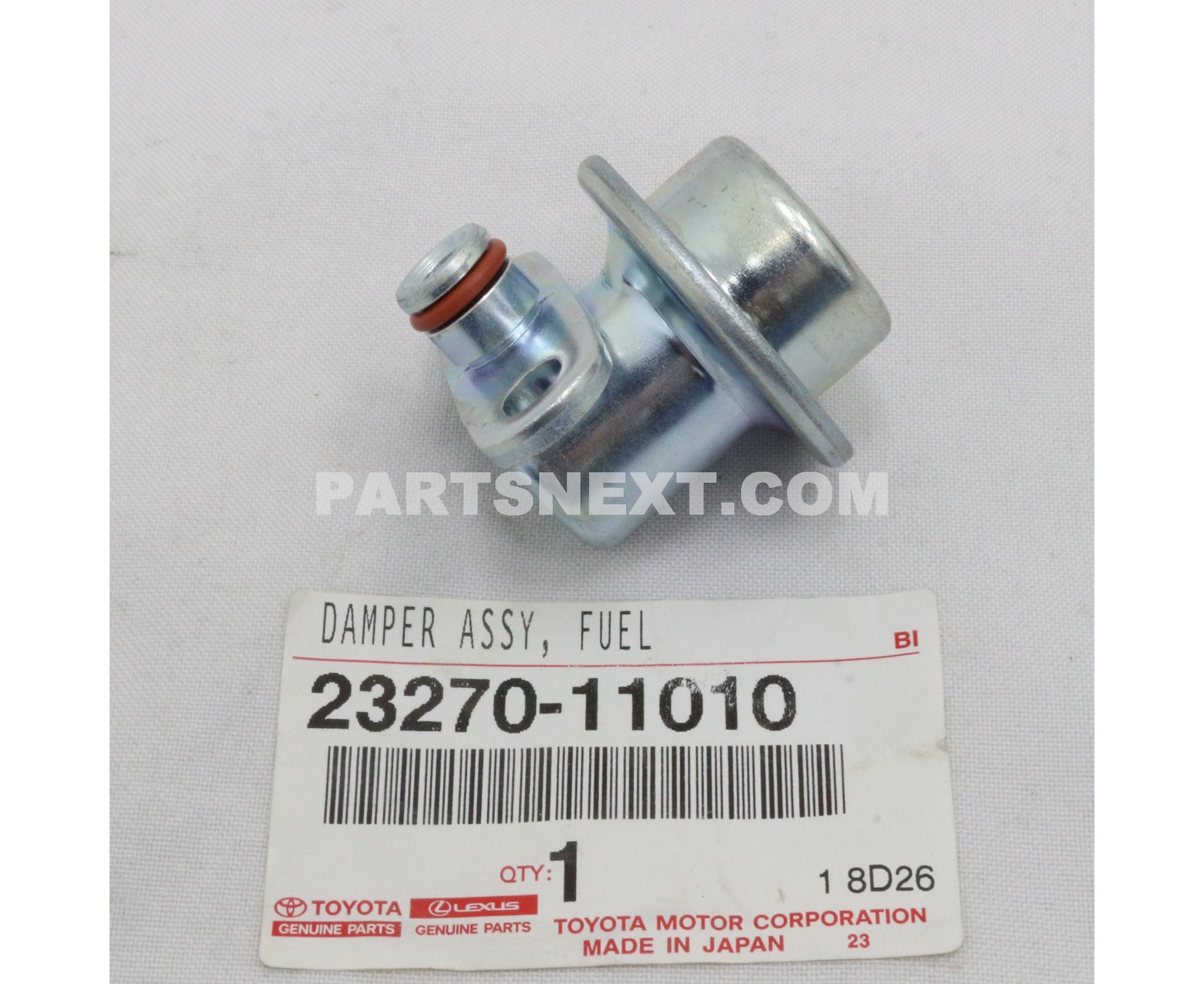 Toyota :: 23270-11010 DAMPER ASSY, FUEL PRESSURE PULSATION