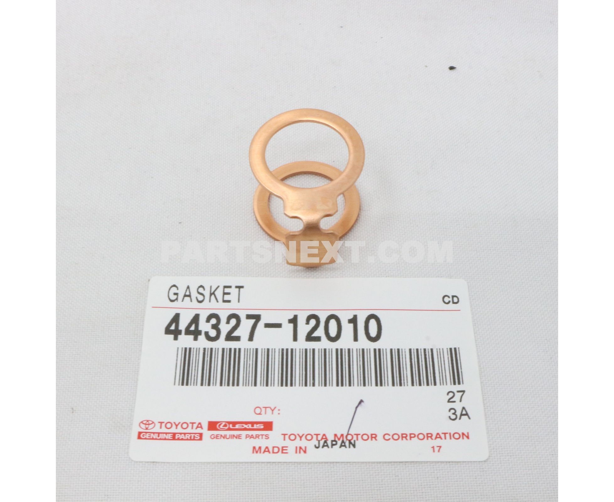 Toyota :: 44327-12010 GASKET(FOR PRESSURE FEED TUBE)
