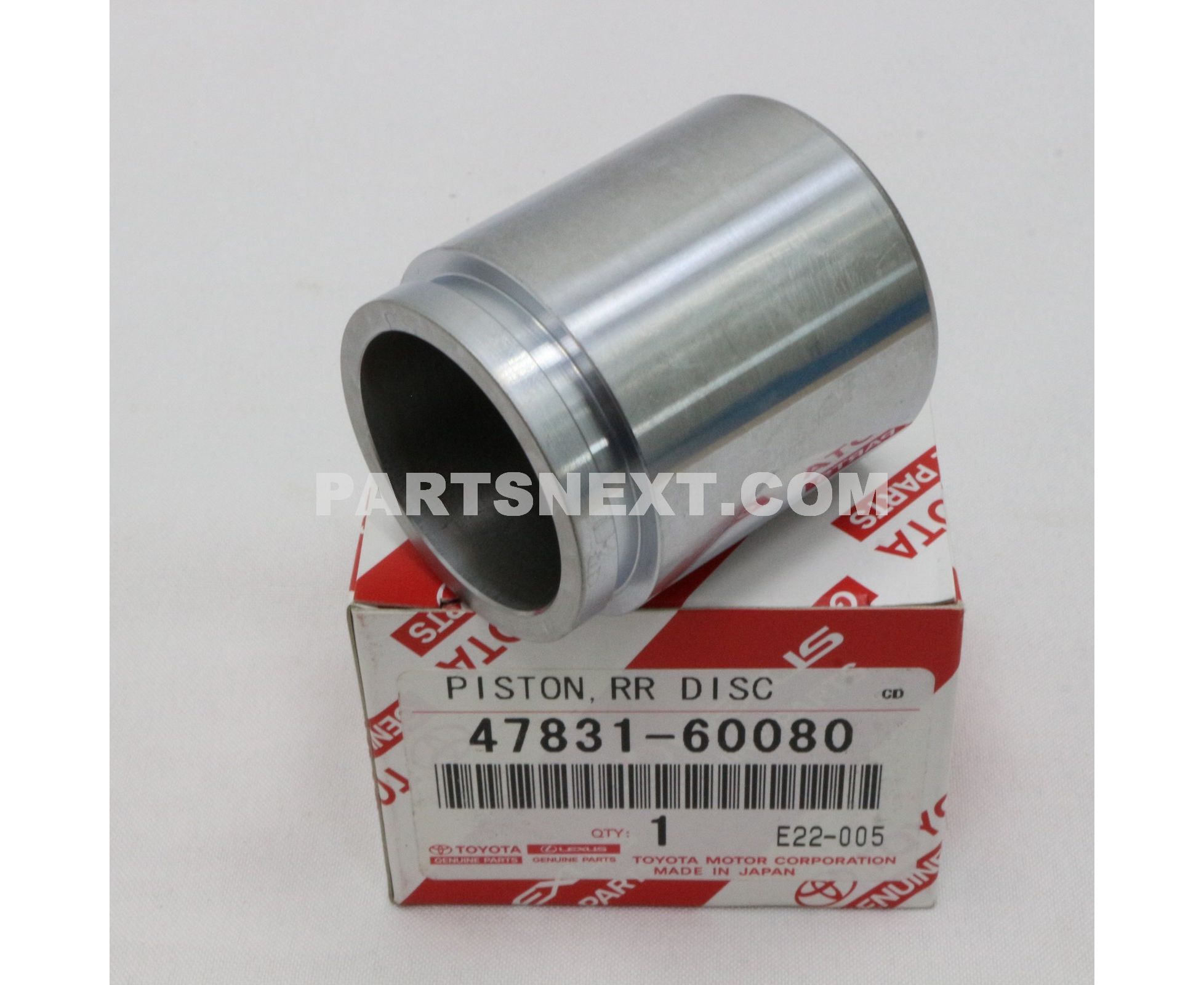 Toyota :: 47831-60080 PISTON, REAR DISC BRAKE
