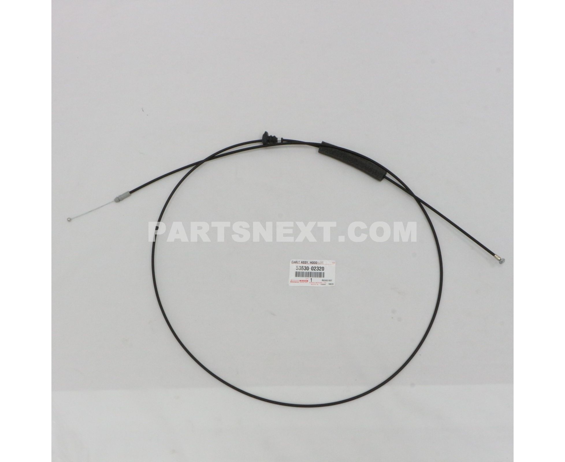 Toyota :: 53630-02320 CABLE ASSY, HOOD LOCK CONTROL