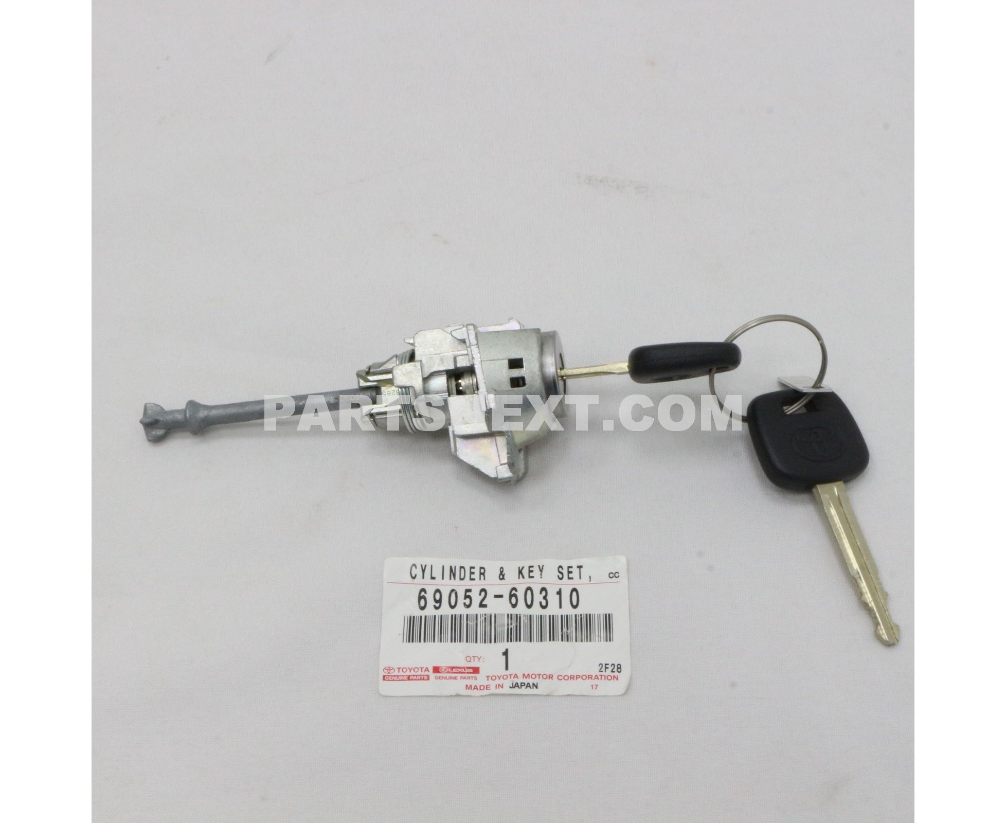 Toyota :: 69052-60310 CYLINDER & KEY SET, DOOR LOCK, LH
