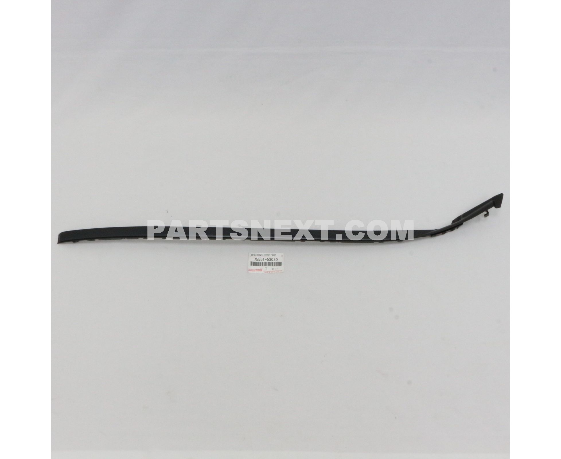 Toyota :: 75551-53020 MOULDING, ROOF DRIP SIDE FINISH, RH