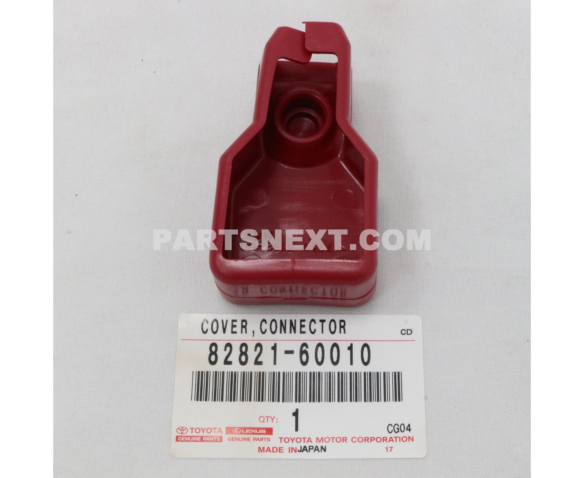 Toyota :: 82821-60010 COVER, CONNECTOR(FOR BATTERY TERMINAL)
