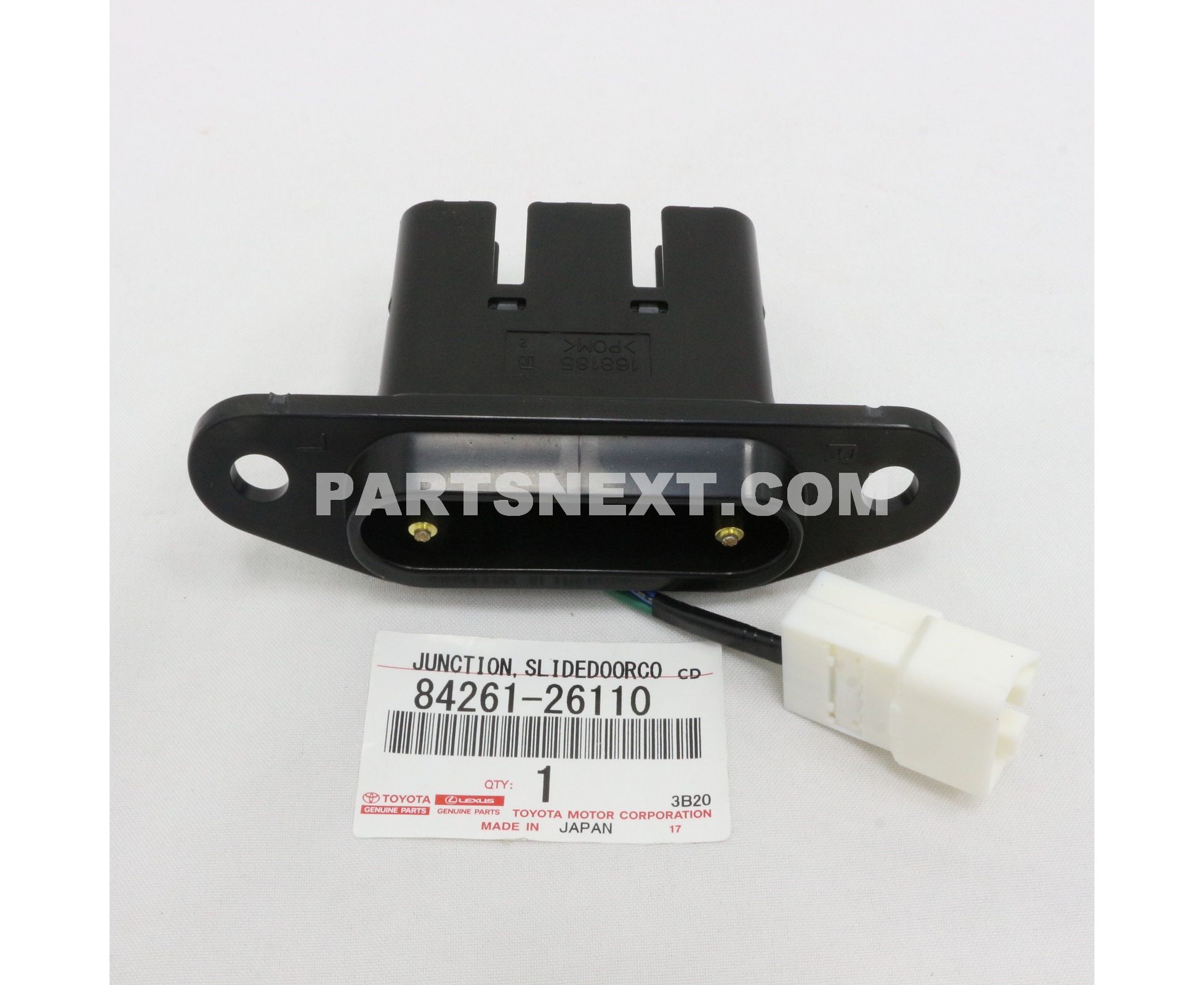 Toyota :: 84261-26110 JUNCTION, SLIDE DOOR CONTROL,MALE