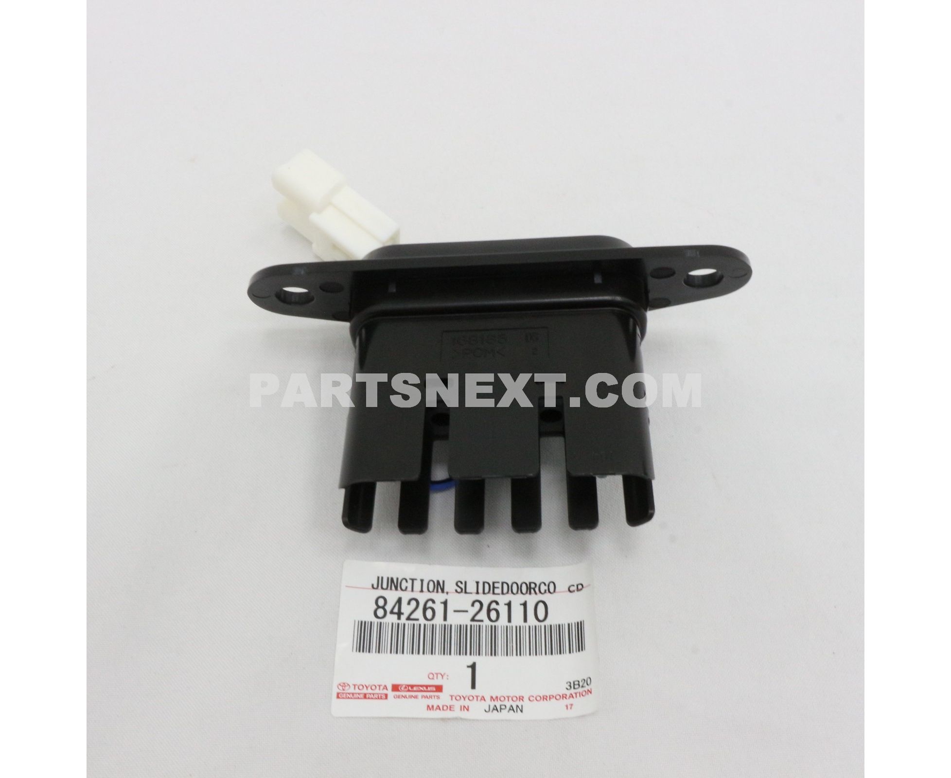 Toyota :: 84261-26110 JUNCTION, SLIDE DOOR CONTROL,MALE