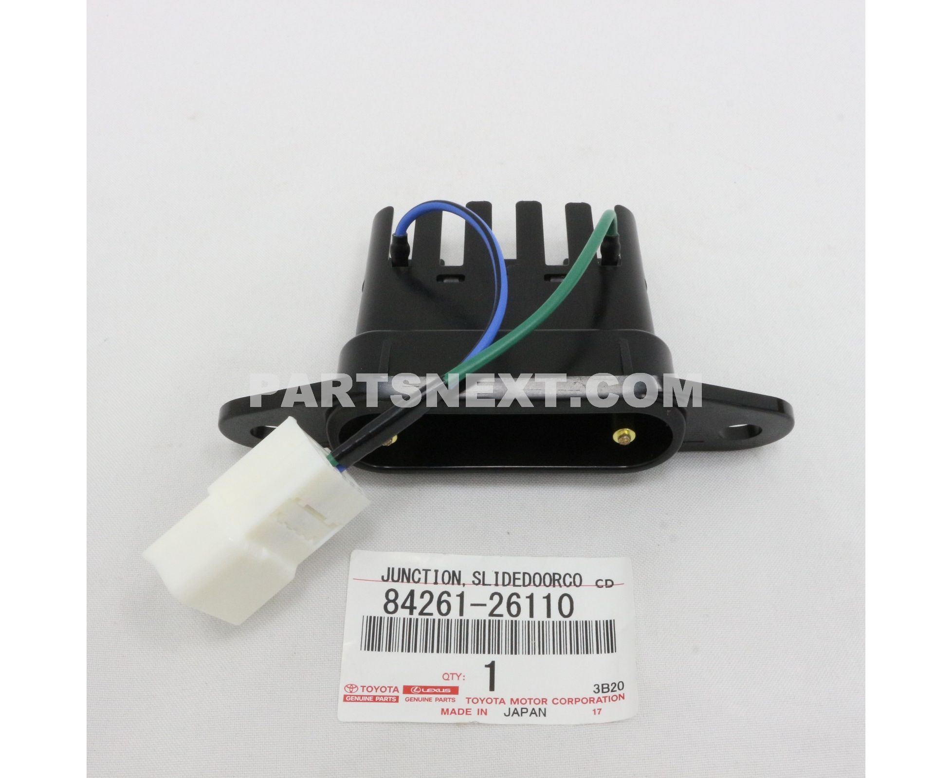 Toyota :: 84261-26110 JUNCTION, SLIDE DOOR CONTROL,MALE