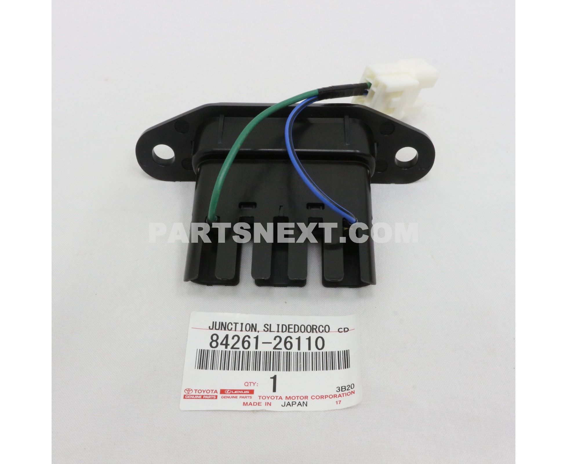 Toyota :: 84261-26110 JUNCTION, SLIDE DOOR CONTROL,MALE