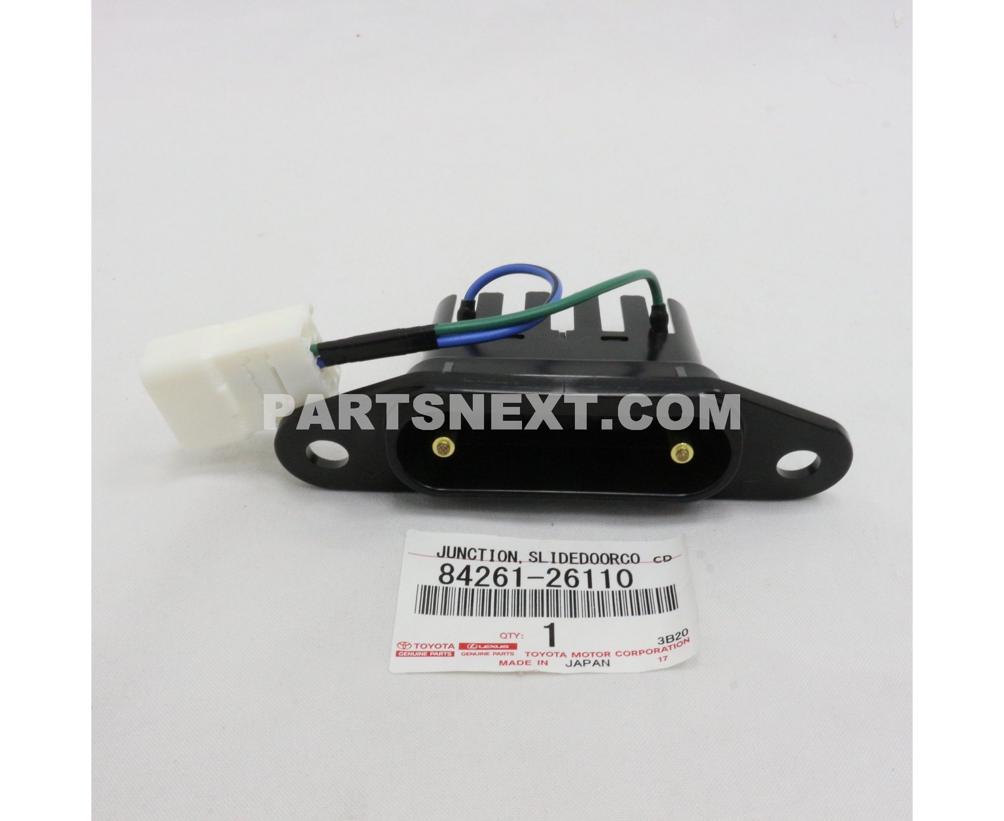 Toyota :: 84261-26110 JUNCTION, SLIDE DOOR CONTROL,MALE