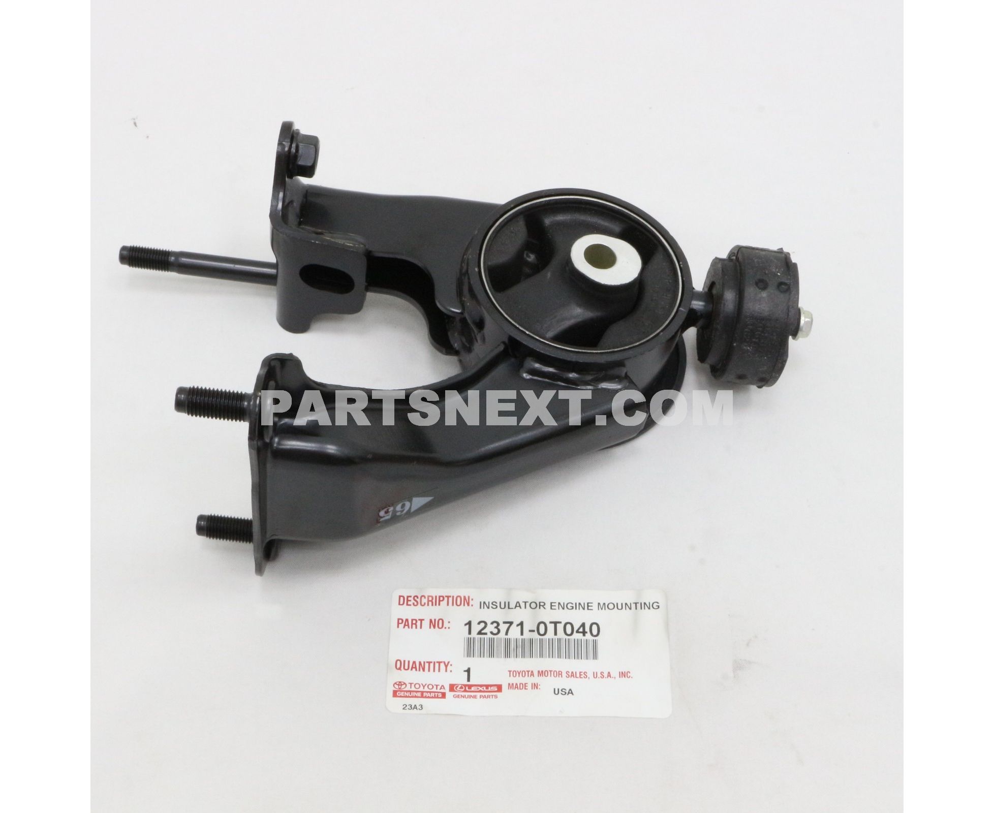 Toyota :: 12371-0T040 INSULATOR, ENGINE MOUNTING, REAR