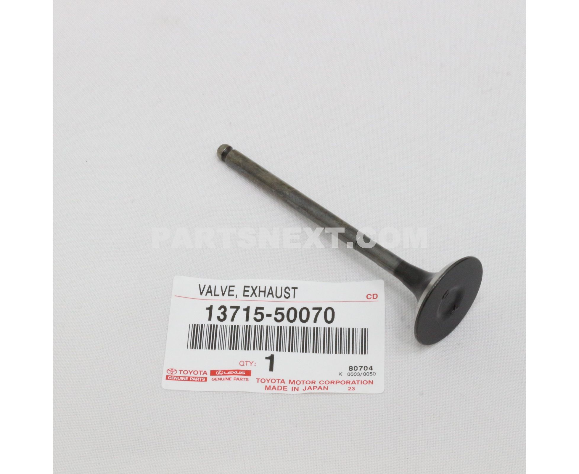 Toyota :: 13715-50070 VALVE, EXHAUST