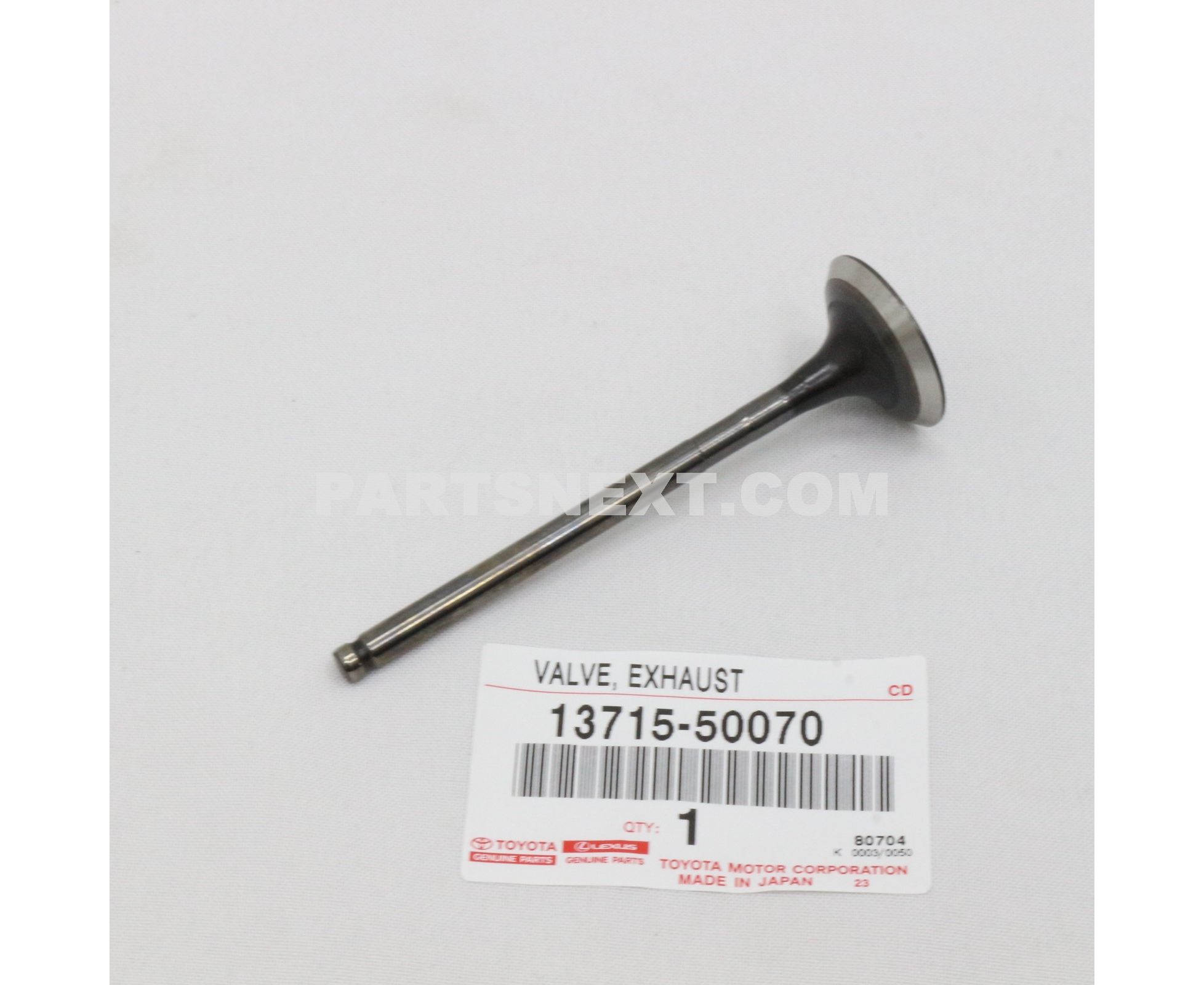 Toyota :: 13715-50070 VALVE, EXHAUST